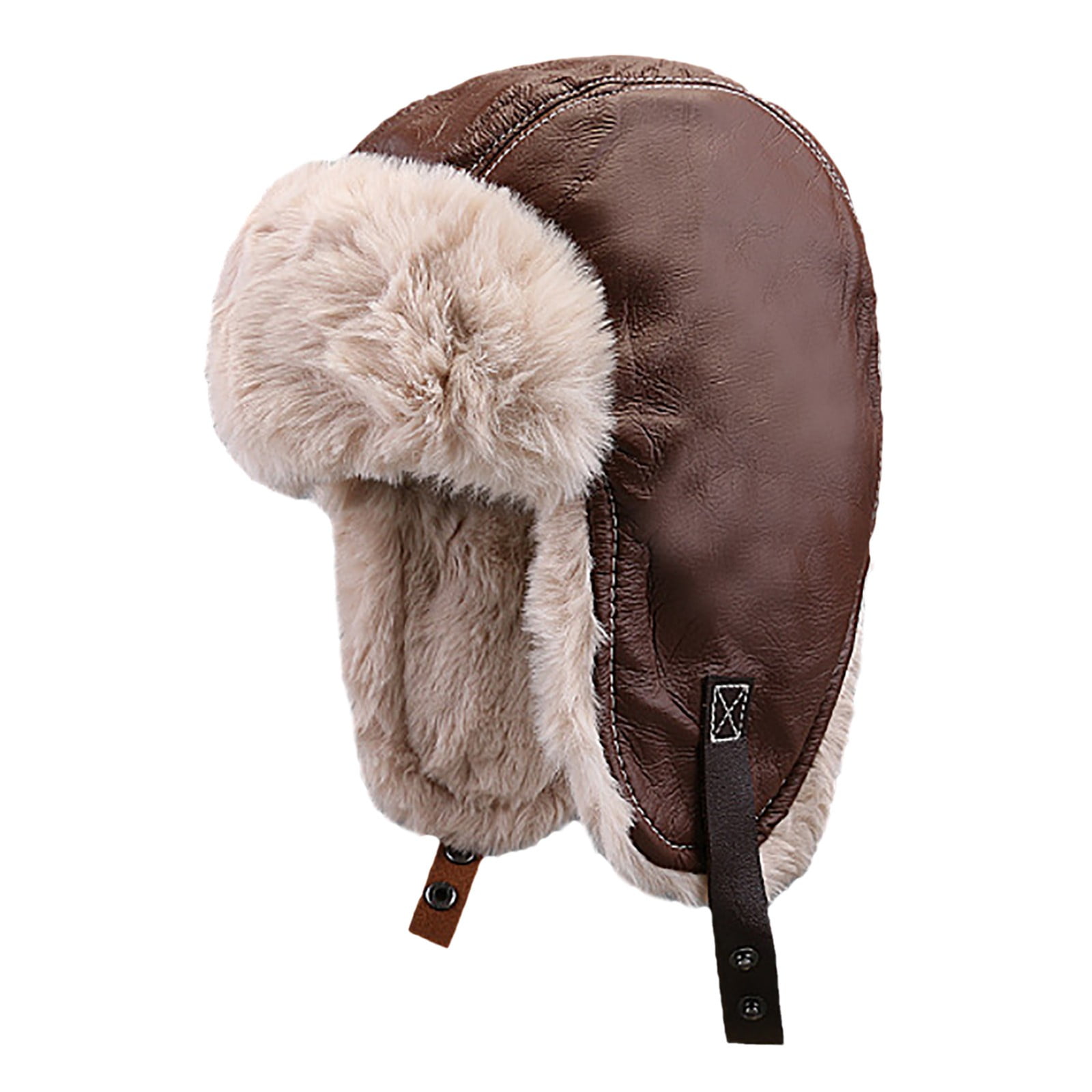 Hats for Women Autumn Winter Thick Warm Lei Feng Hat Female Couple With ...