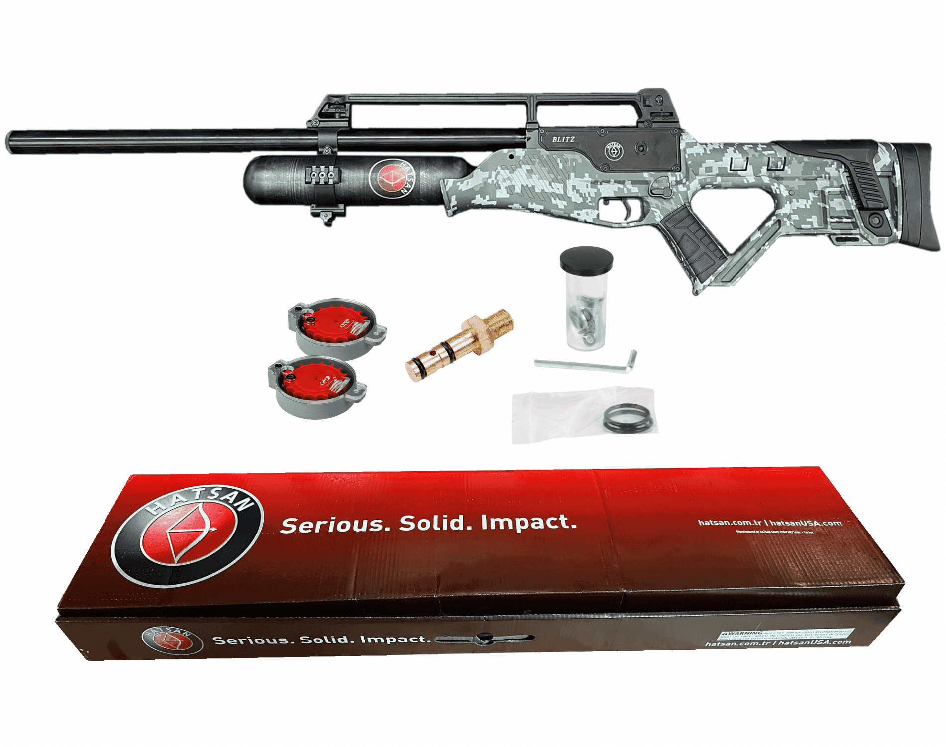 Hatsan Blitz Limited Edition .30 Cal 730 FPS 53 FPE PCP Digital Green Camo Air Rifle - Walmart.com