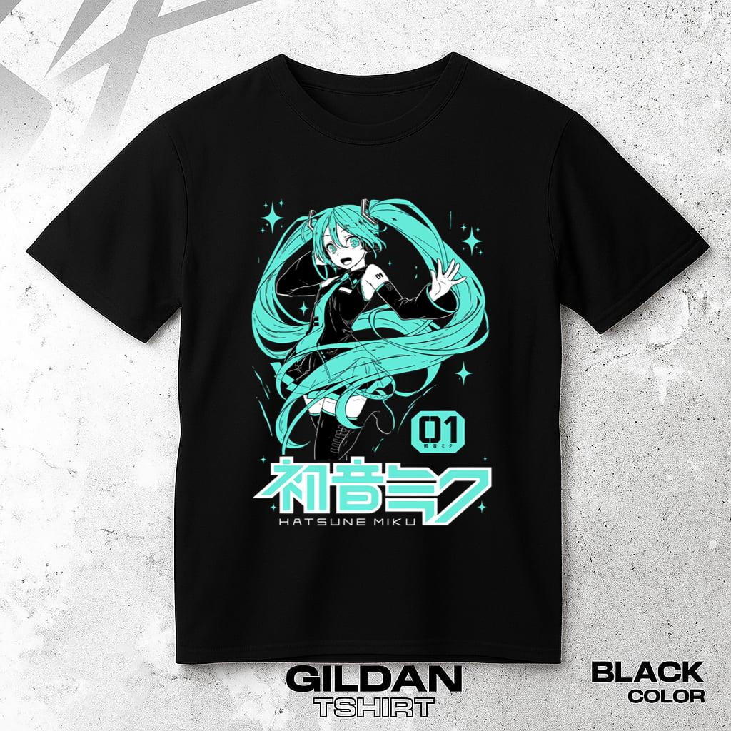Hatsune Miku Anime Girl Kawaii Project Diva Vocaloid Fan Unisex T-Shirt ...