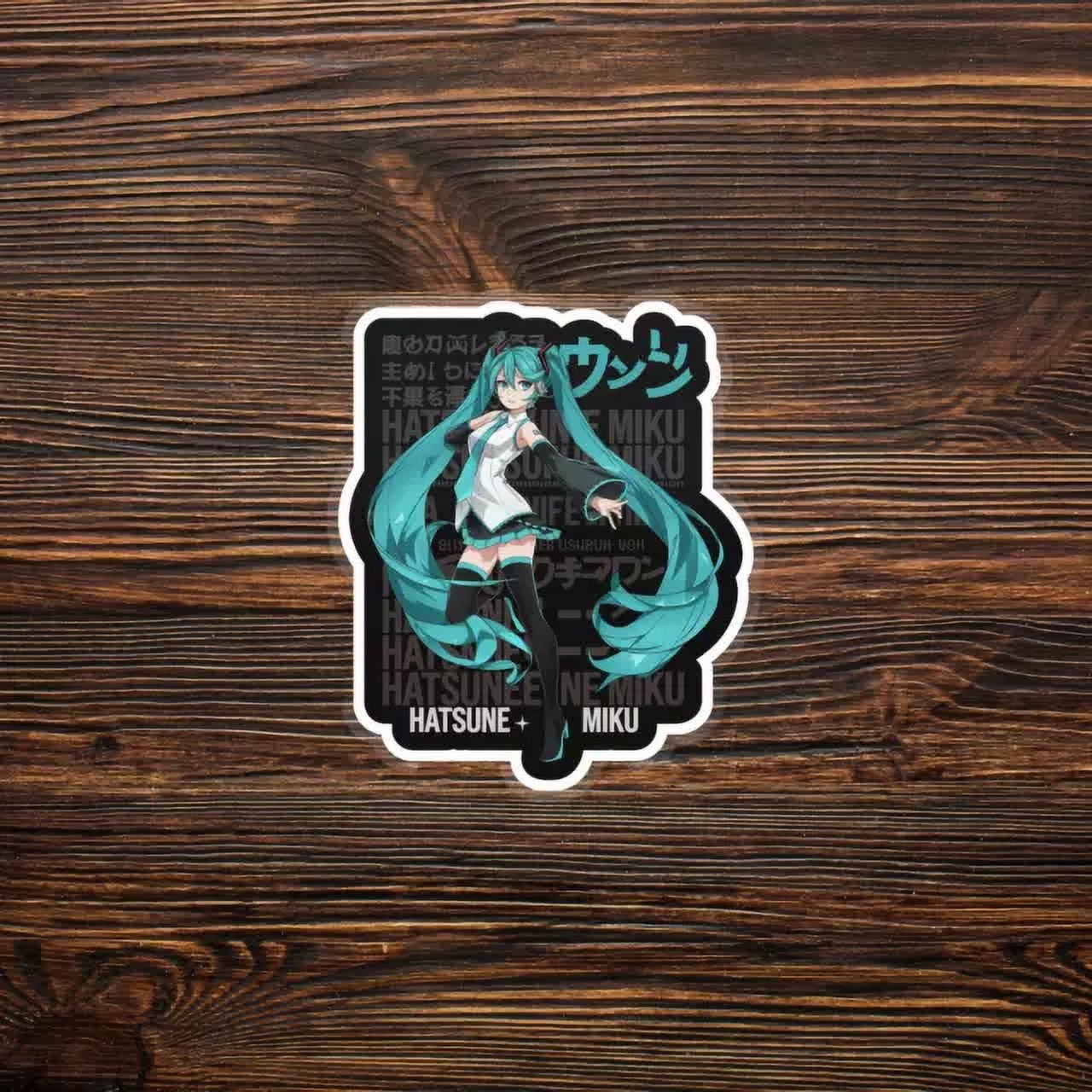 Hatsune Miku Anime Sticker - Vocaloid Japanese Manga Character ...