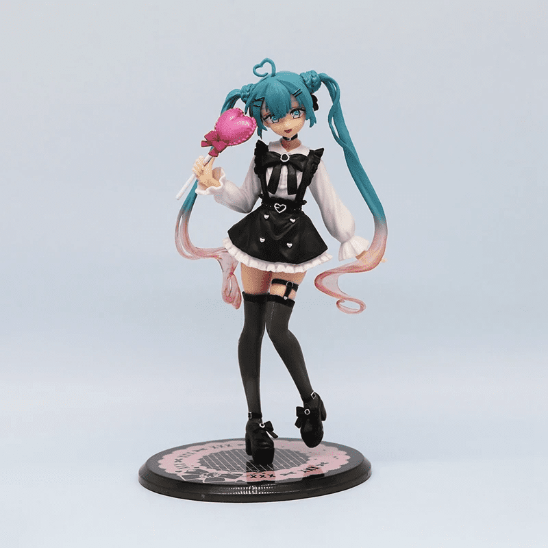 Hatsune Miku Desktop Cute Action Figure 11cm Neko T-Shirt Ver. Anime ...