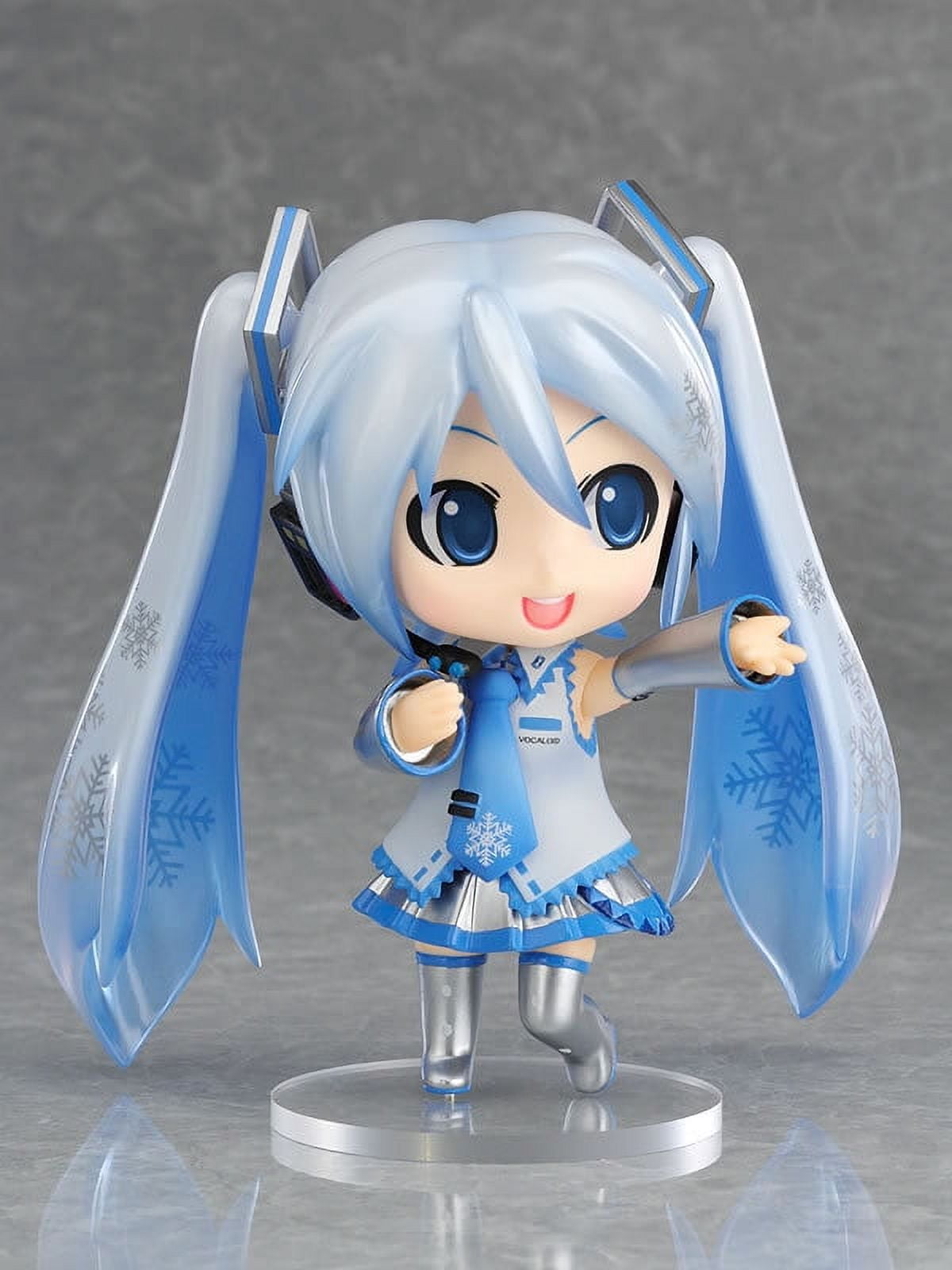 Hatsune Miku Snow Hatsune Q version of clay changeable face movable ...