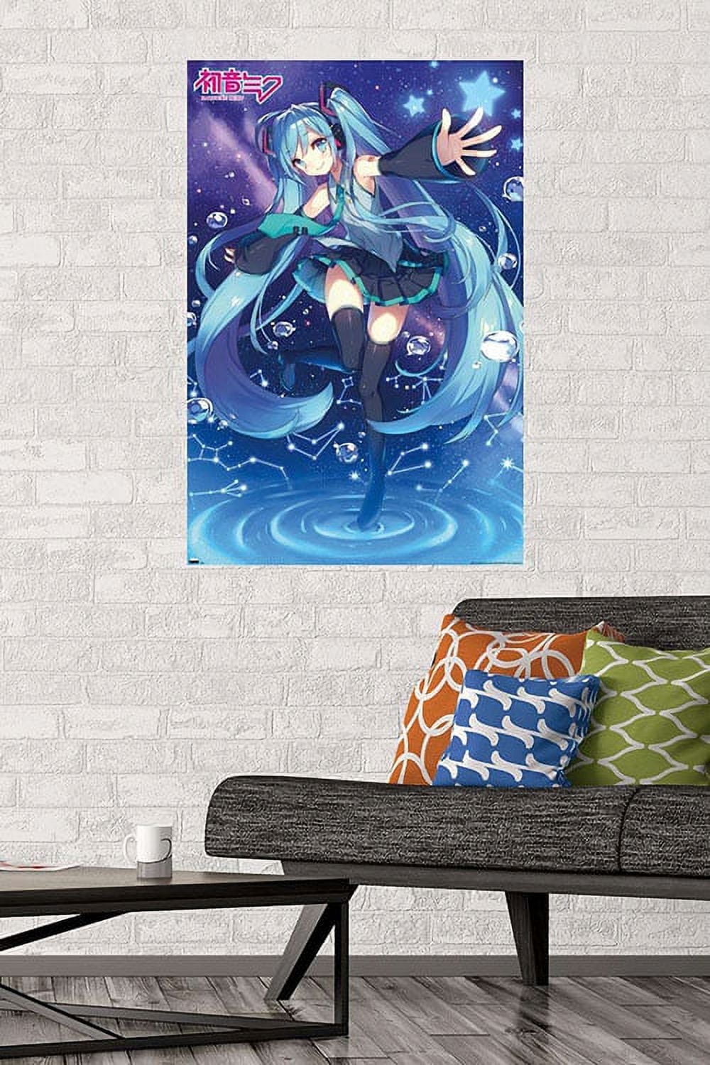 Hatsune Miku - Stars Wall Poster, 22.375" x 34" - Walmart.com