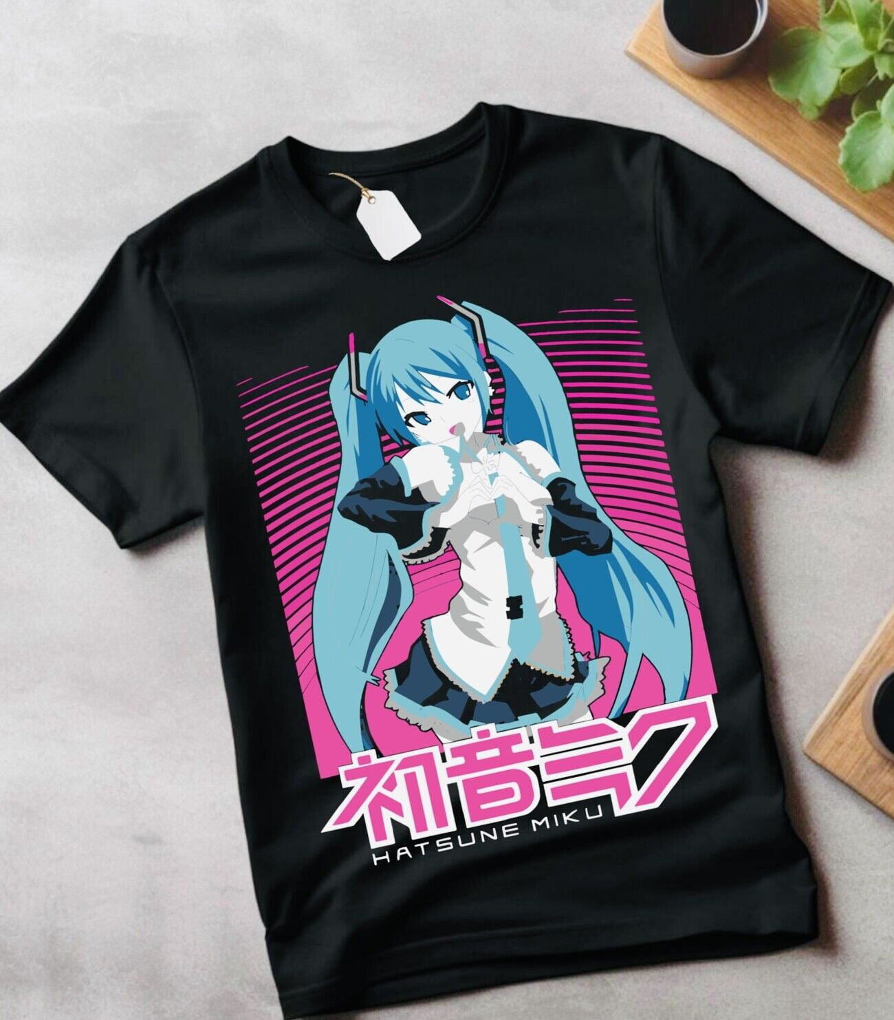 Hatsune Miku T-Shirt Anime Girl Kawaii Project Diva Vocaloid Shirt love ...