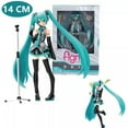 Hatsune Miku Action Figure, Anime FIGMA Statue, 14cm PVC, Removable ...