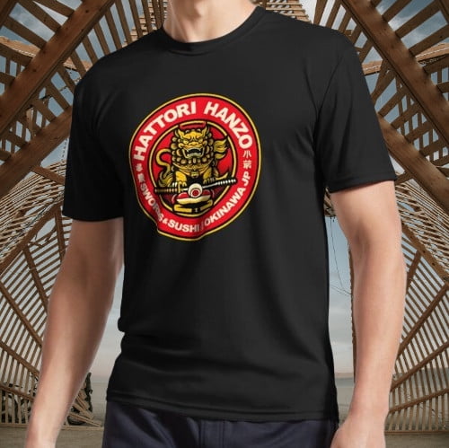 Hattori Hanzo - Swords & Sushi Active T-Shirt Logo T-Shirt Funny Size S ...