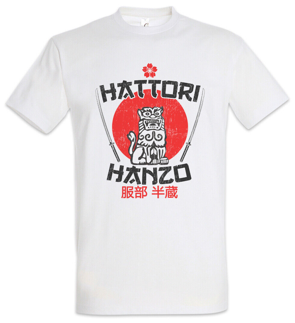 Hattori Hanzo T-Shirt Ninja Bushido Banzai Kill Man Samurai Sword Bill ...