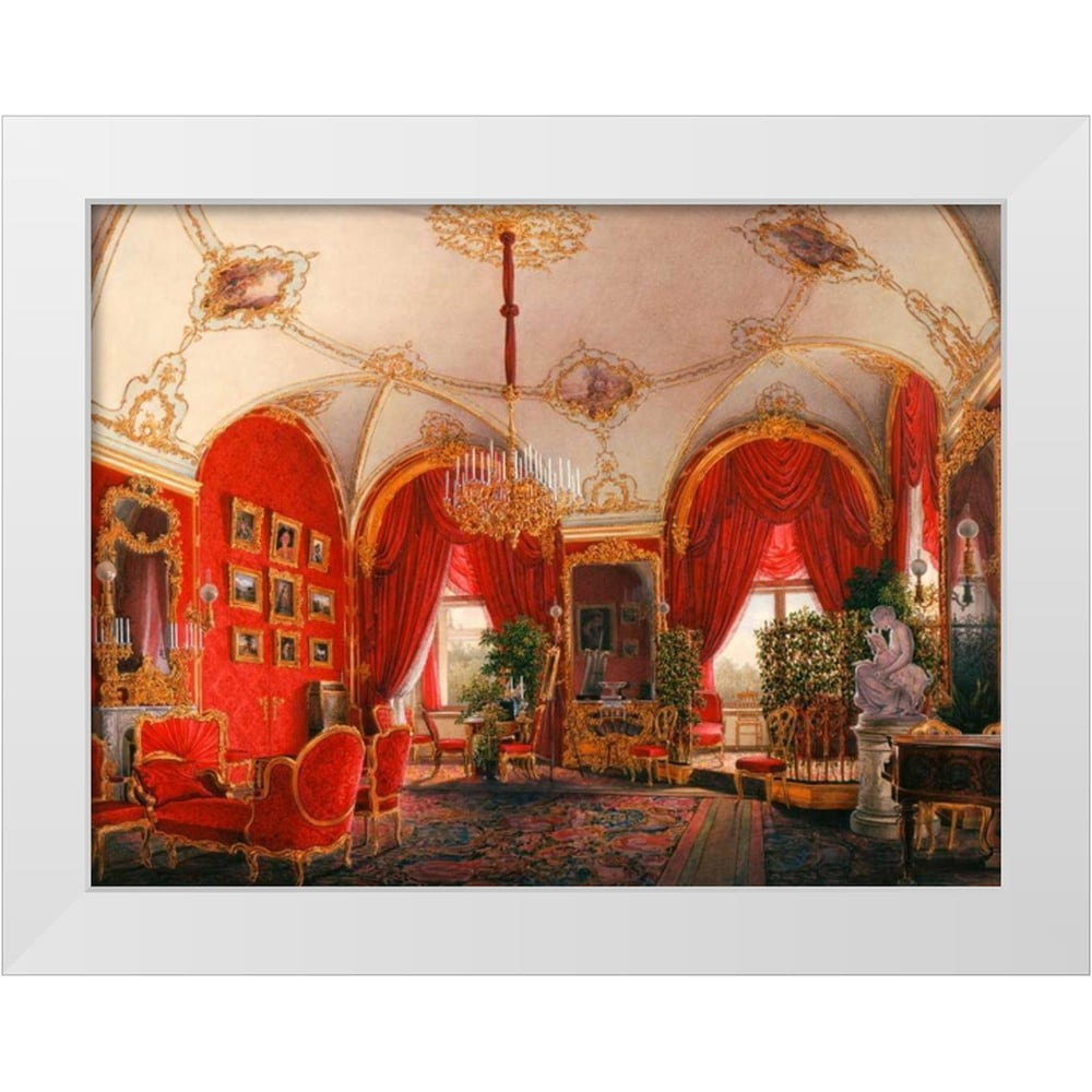 Hau, Edward Petrovich 14x12 White Modern Wood Framed Museum Art Print ...