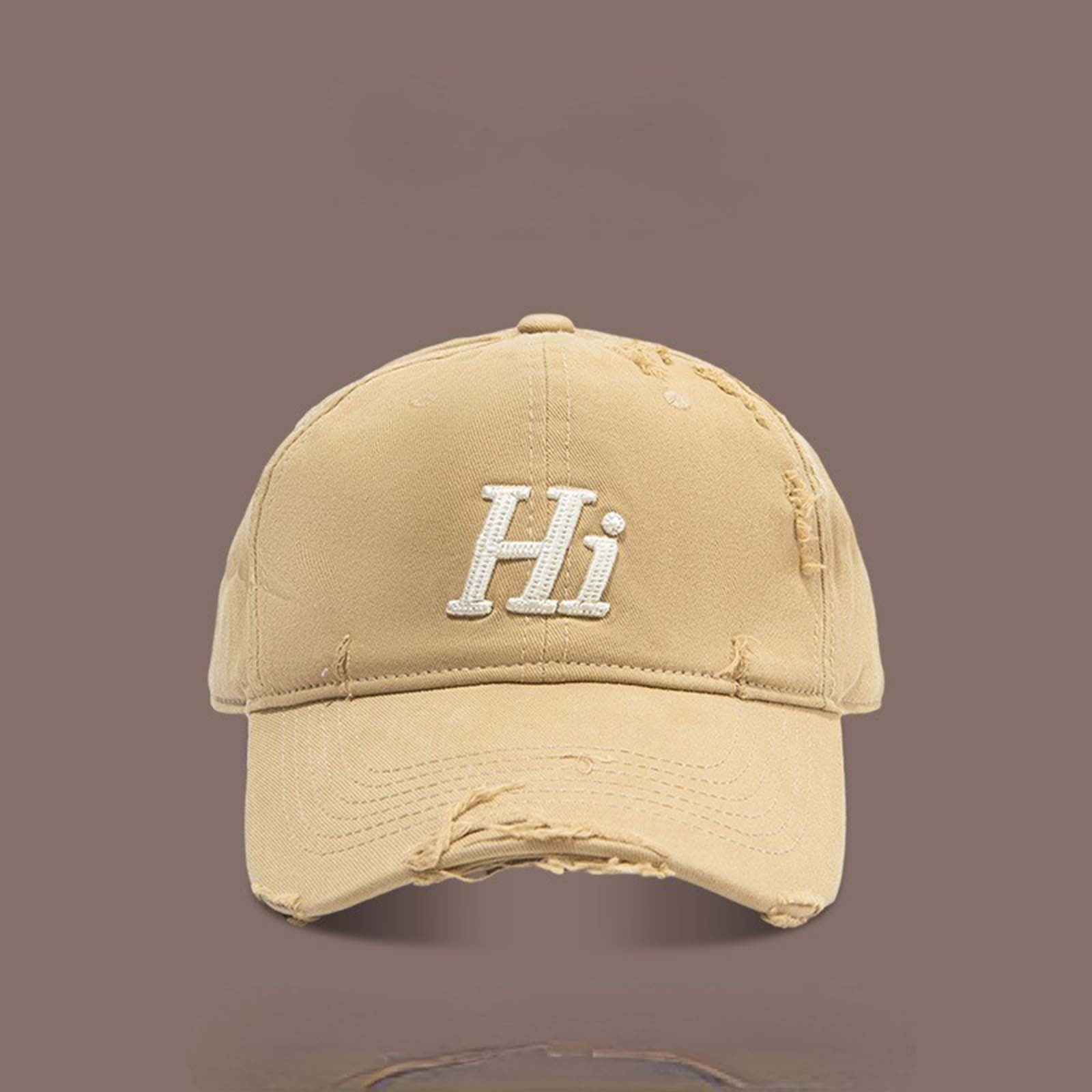 Hauaitttt Adjustable Oversized Baseball Cap with Extended Brim Deep ...