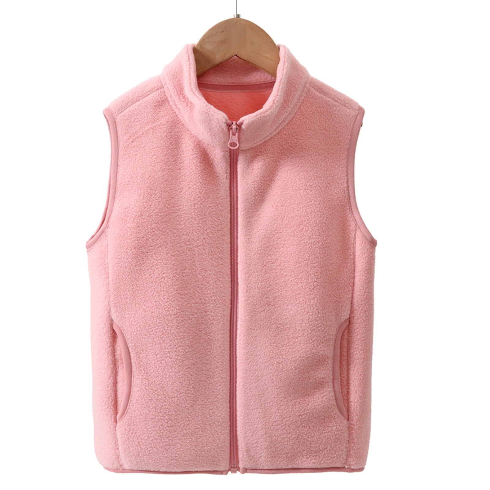 Hauaitttt Boy Girls' Vest Outwear Lightweight Solid Color Cute Jacket ...