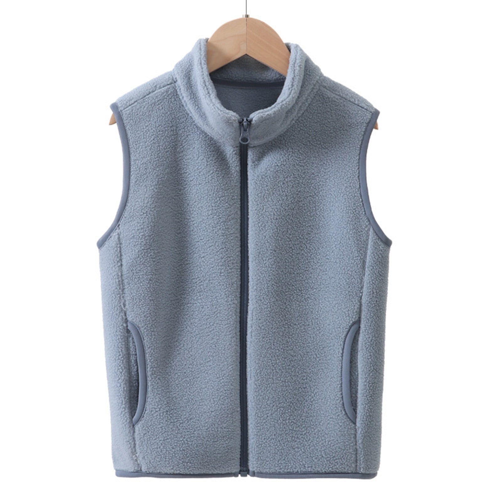 Hauaitttt Boy Girls' Vest Outwear Lightweight Solid Color Cute Jacket ...