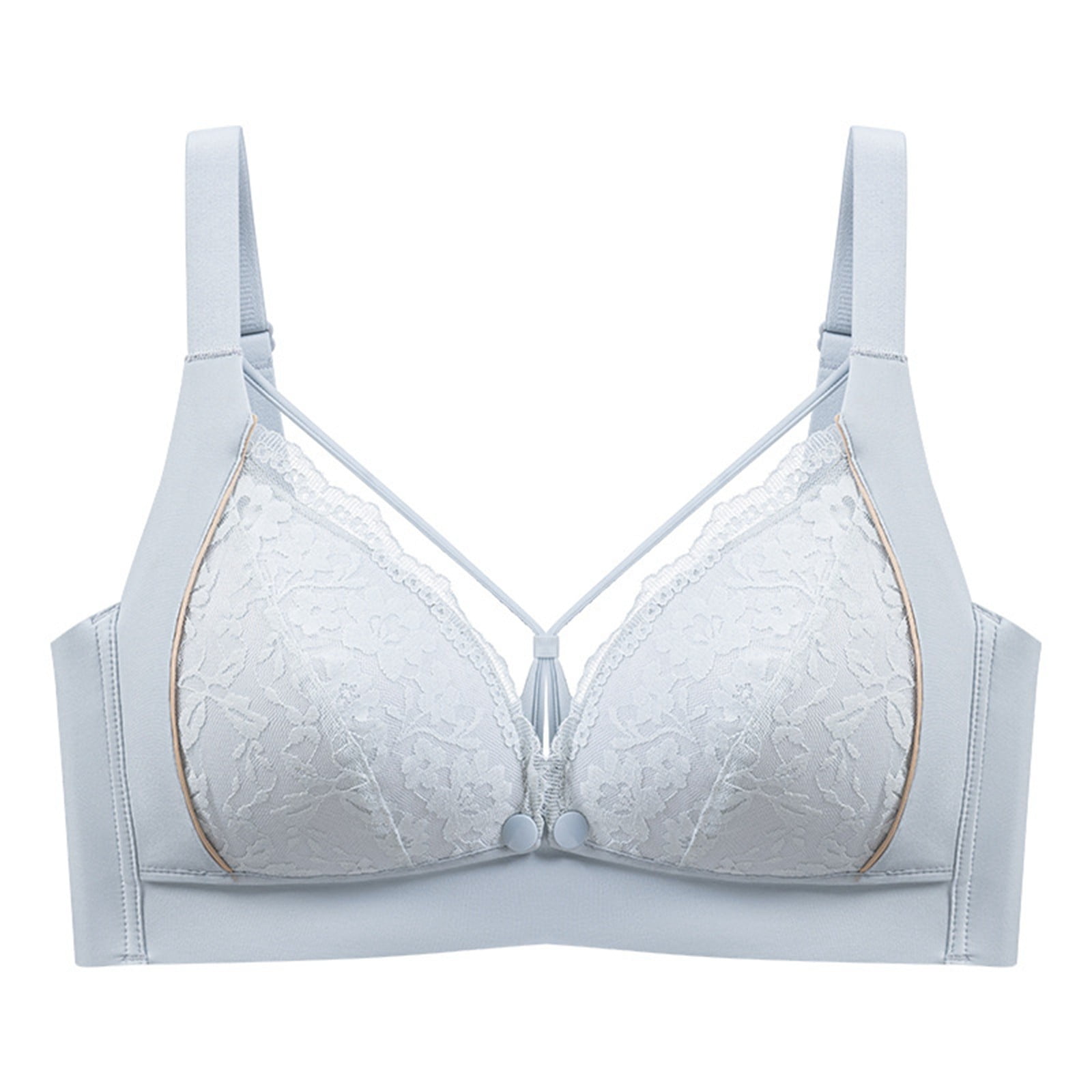 Hauaitttt Breastfeeding Breathable Push up Lace Maternity Bra Neck Bra Thin Sports Bra Woman ...