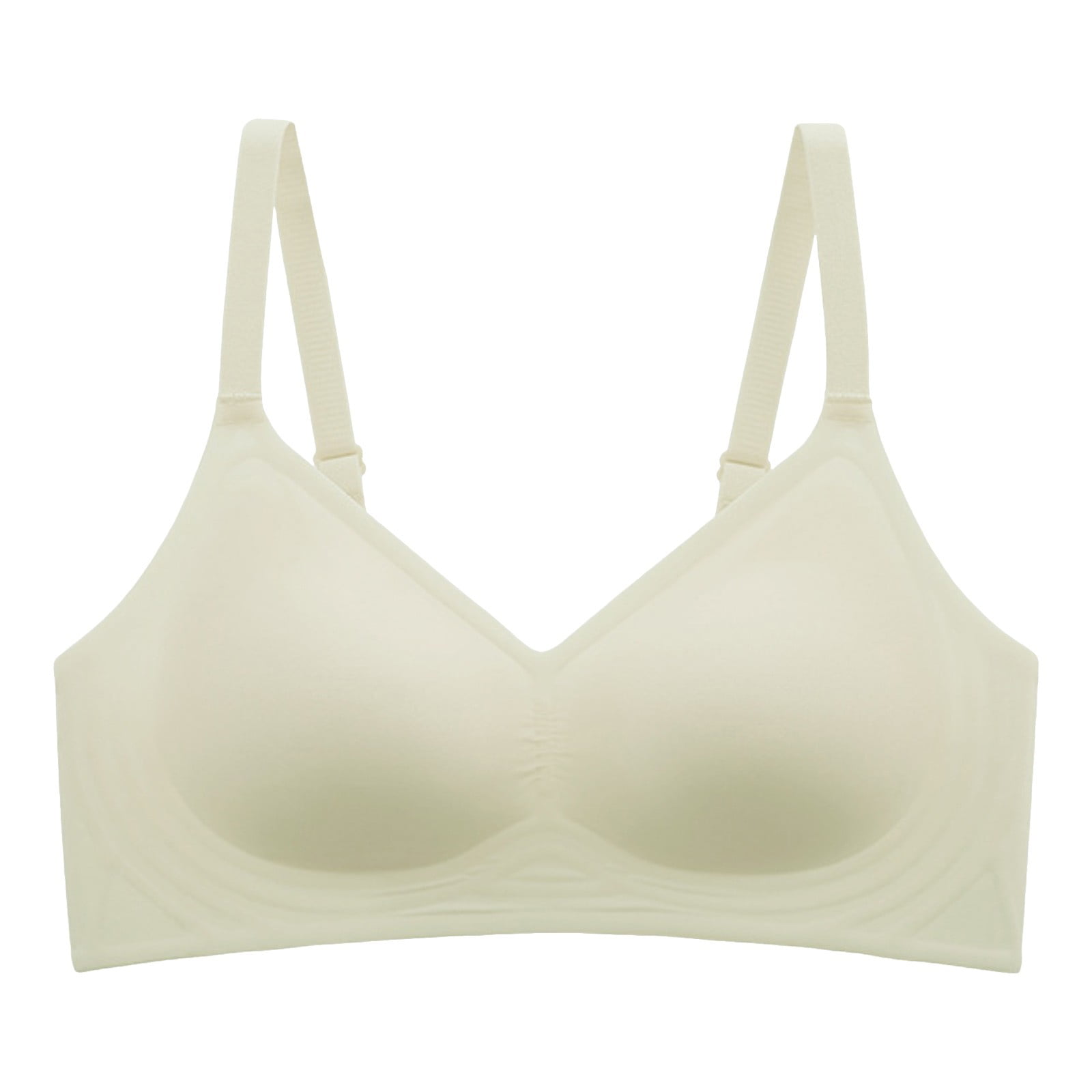 Hauaitttt Comfortable Seamless Full Coverage Bra for Women Wireless ...