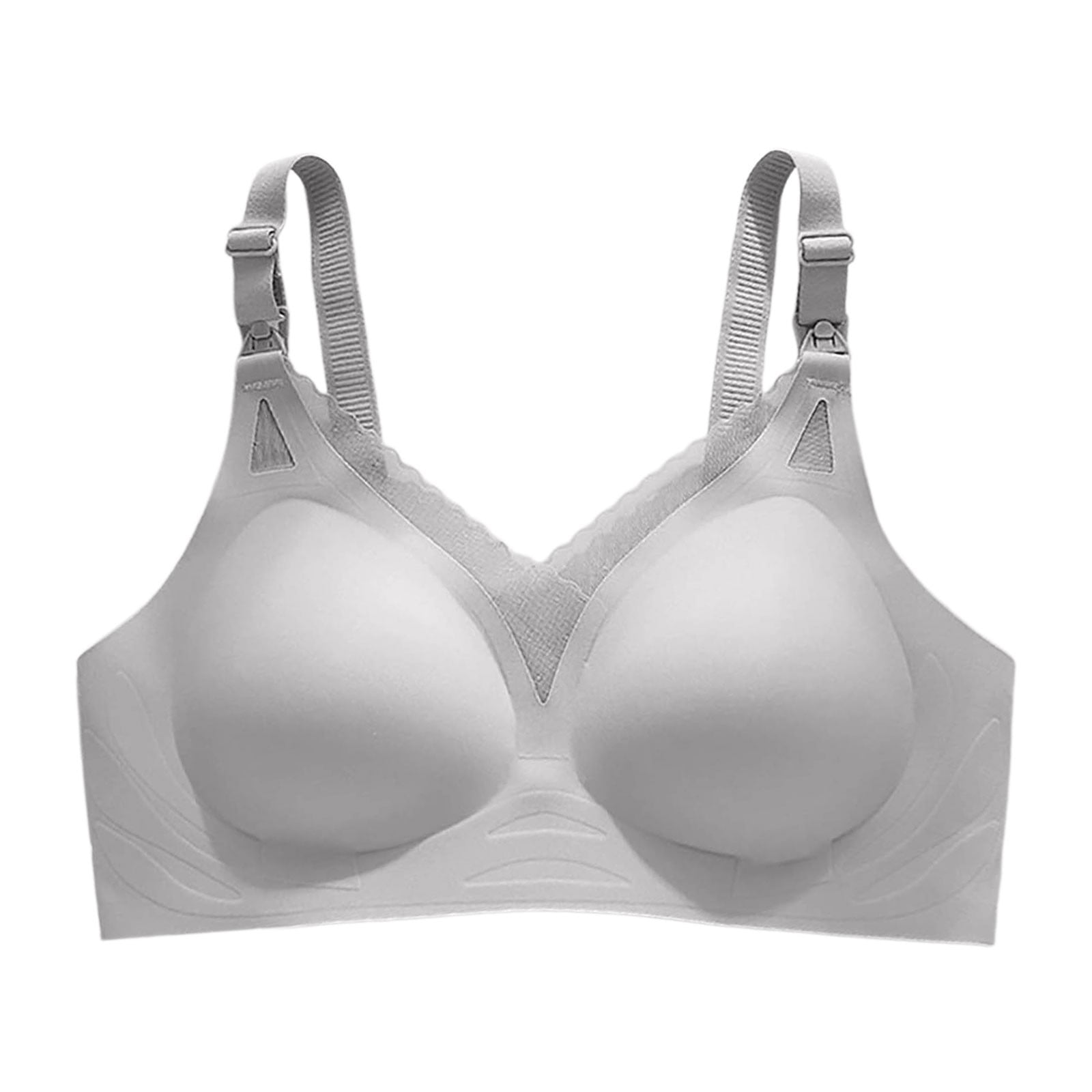 Hauaitttt Comfortable Seamless Full Coverage Bra for Women Wireless ...
