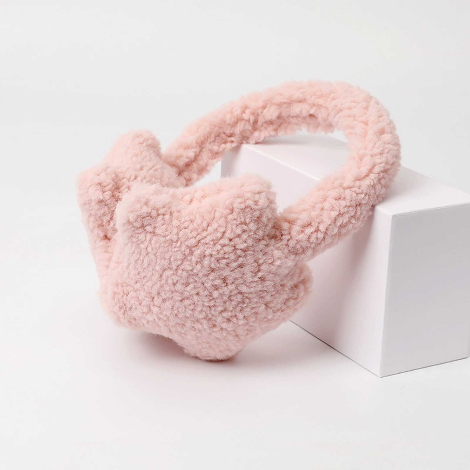 Hauaitttt Cute Star Earmuffs Winter Warm Outdoor Ear Covers Headband ...