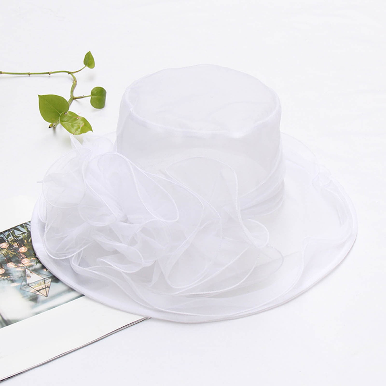 Hauaitttt European and Fashion Sun Hat Mesh Lace Flower Sun Hat Outdoor ...
