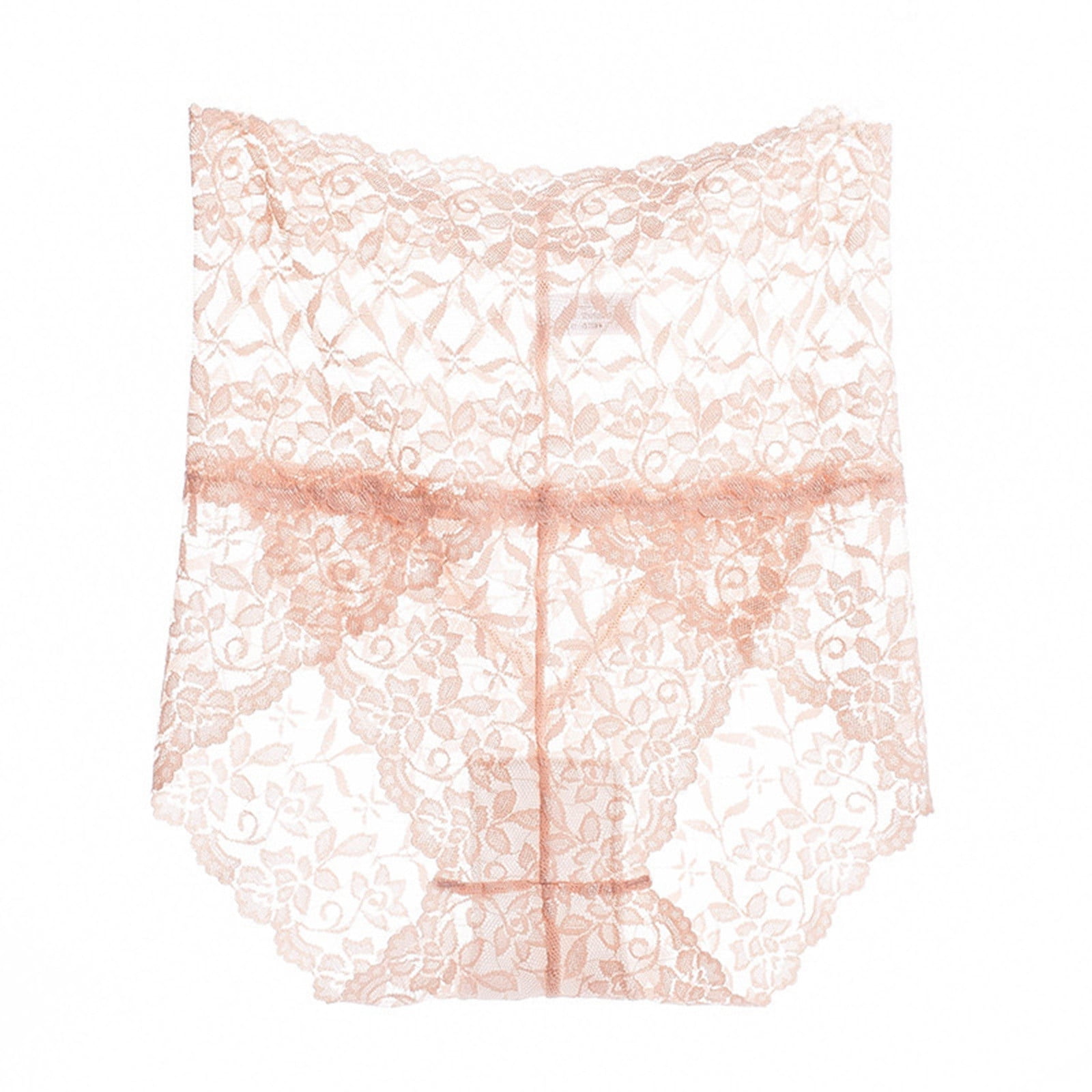 Hauaitttt High Waisted Seamless Women's Panties with Mesh Sexy Transparent Three Pack High ...