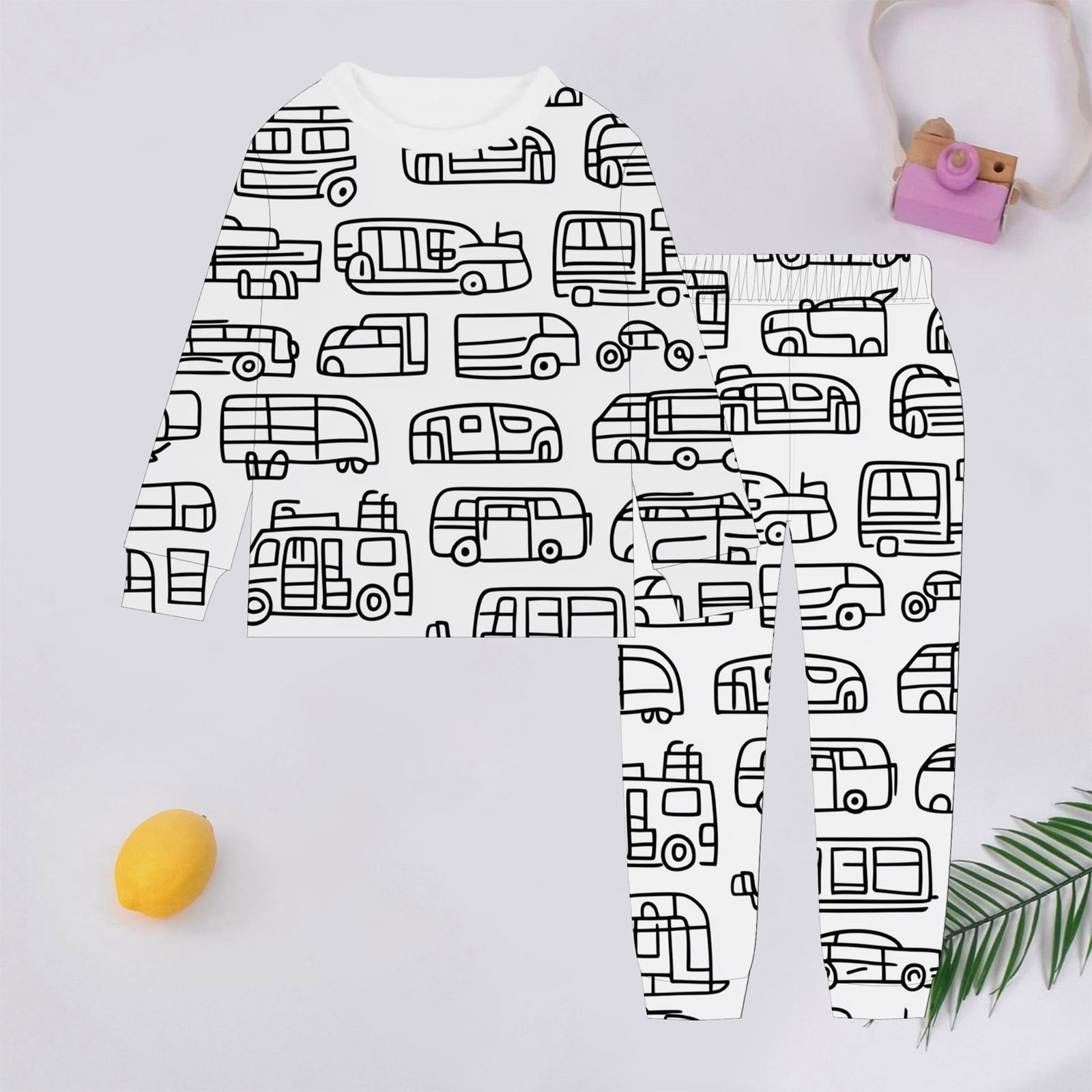 Hauaitttt Kid DIY Hand Painted Homewear Set Colouring Pajama Sets for ...