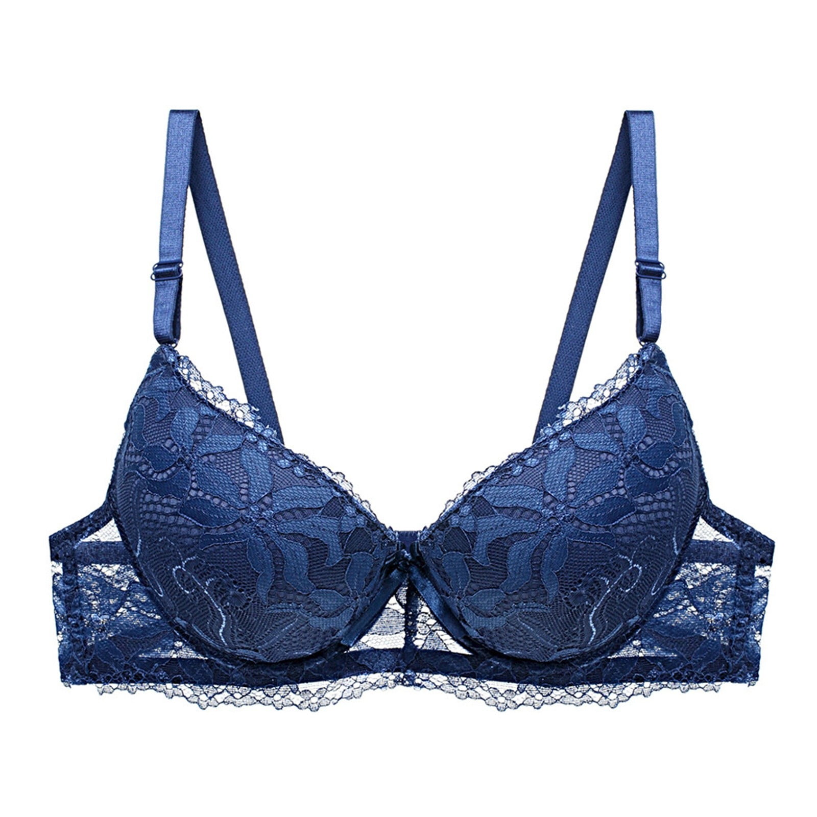 Hauaitttt Lace Bralette for Women Comfortable Wireless Bra Seamless ...
