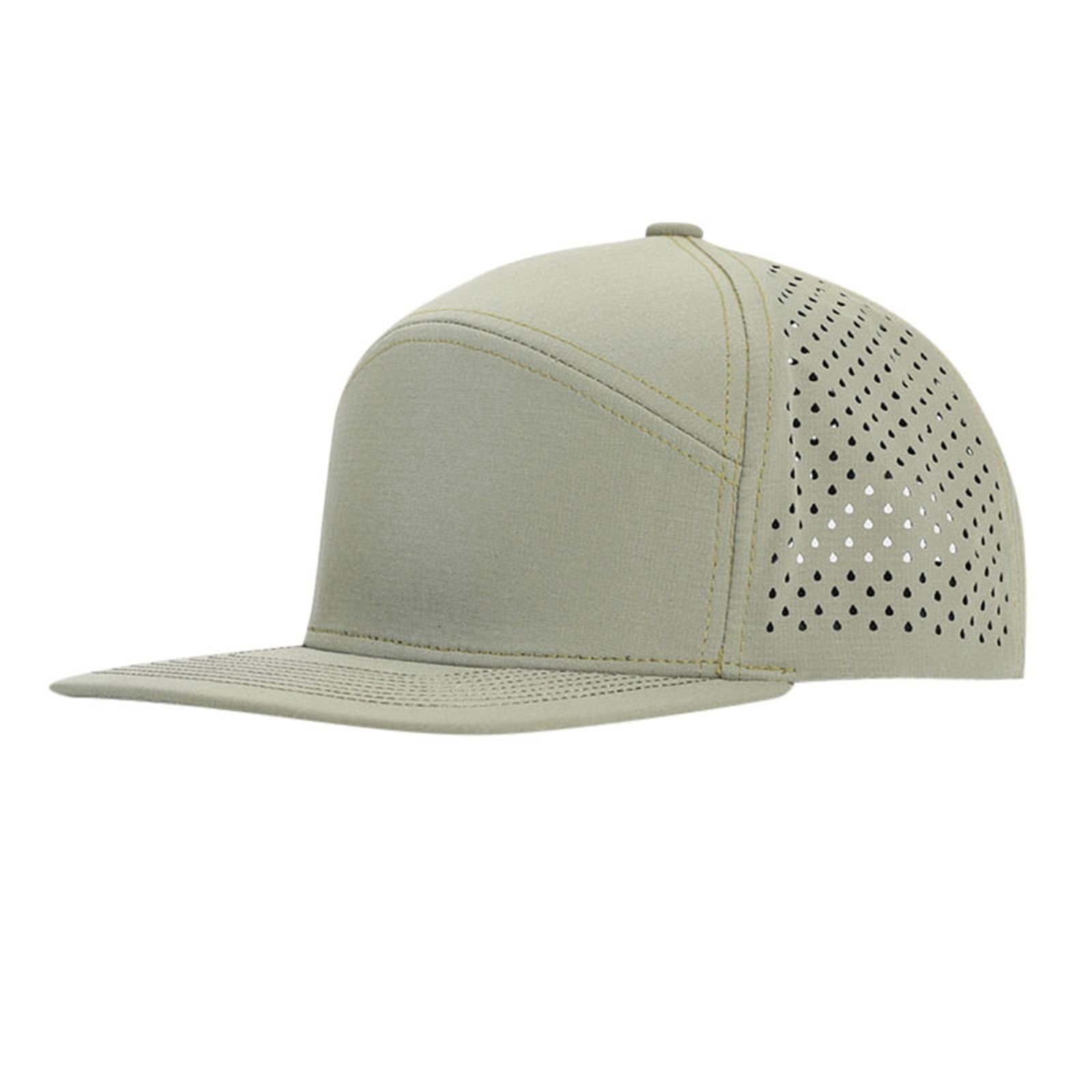 Hauaitttt Men Flat Brim Baseball Cap Adjustable Performance Snapback ...