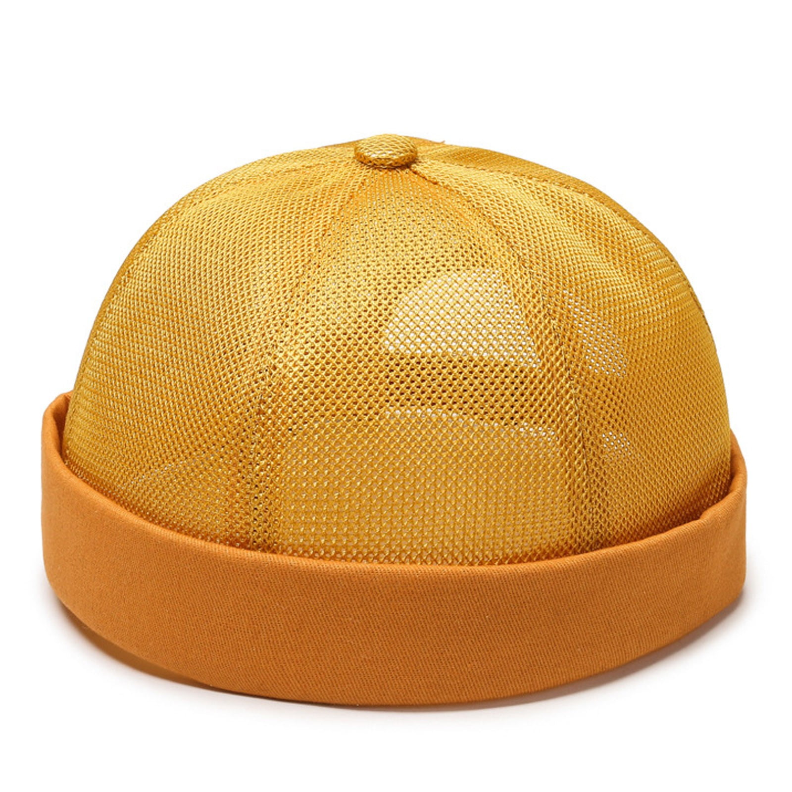 Hauaitttt Men Solid Cap Mesh Quick Drying Adjustable Breathable Sport ...