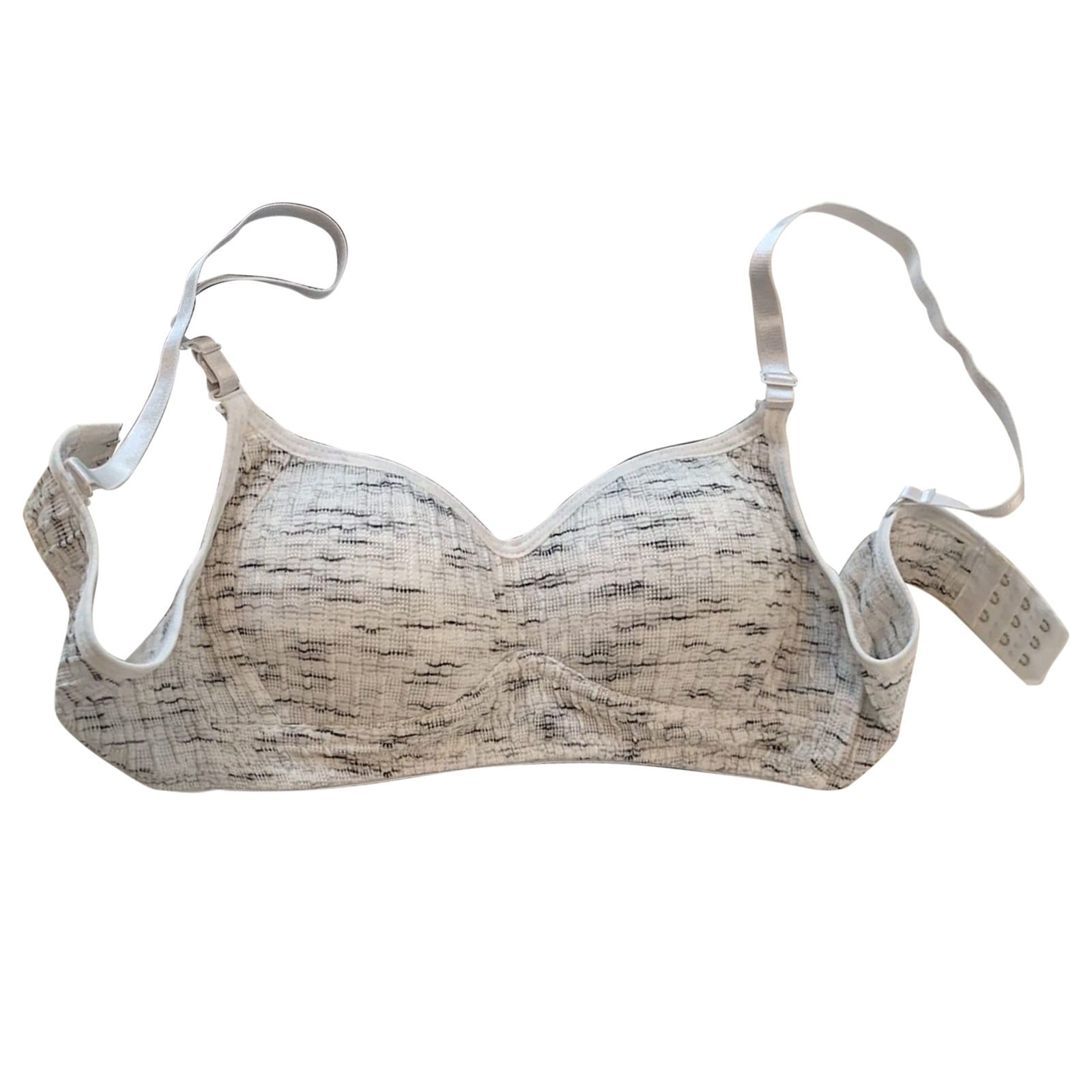 Hauaitttt New Rimless Girl's Striped Textured Small Push up Seamless ...