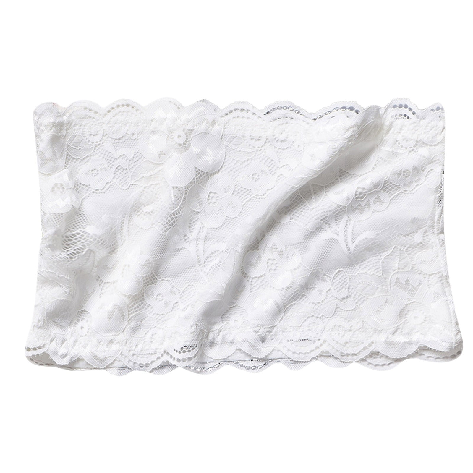 Hauaitttt Strapless Bra Lace Bandeau Top Women's Bra Without Underwire ...