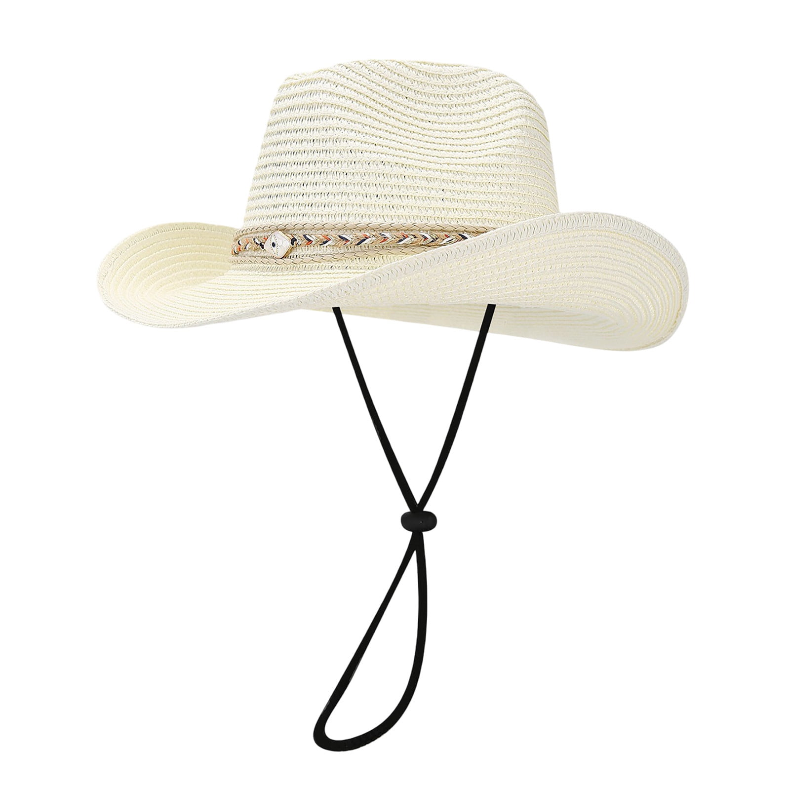 Hauaitttt Summer Holiday Panama Style Outdoor Outing Sun Hat Vintage ...