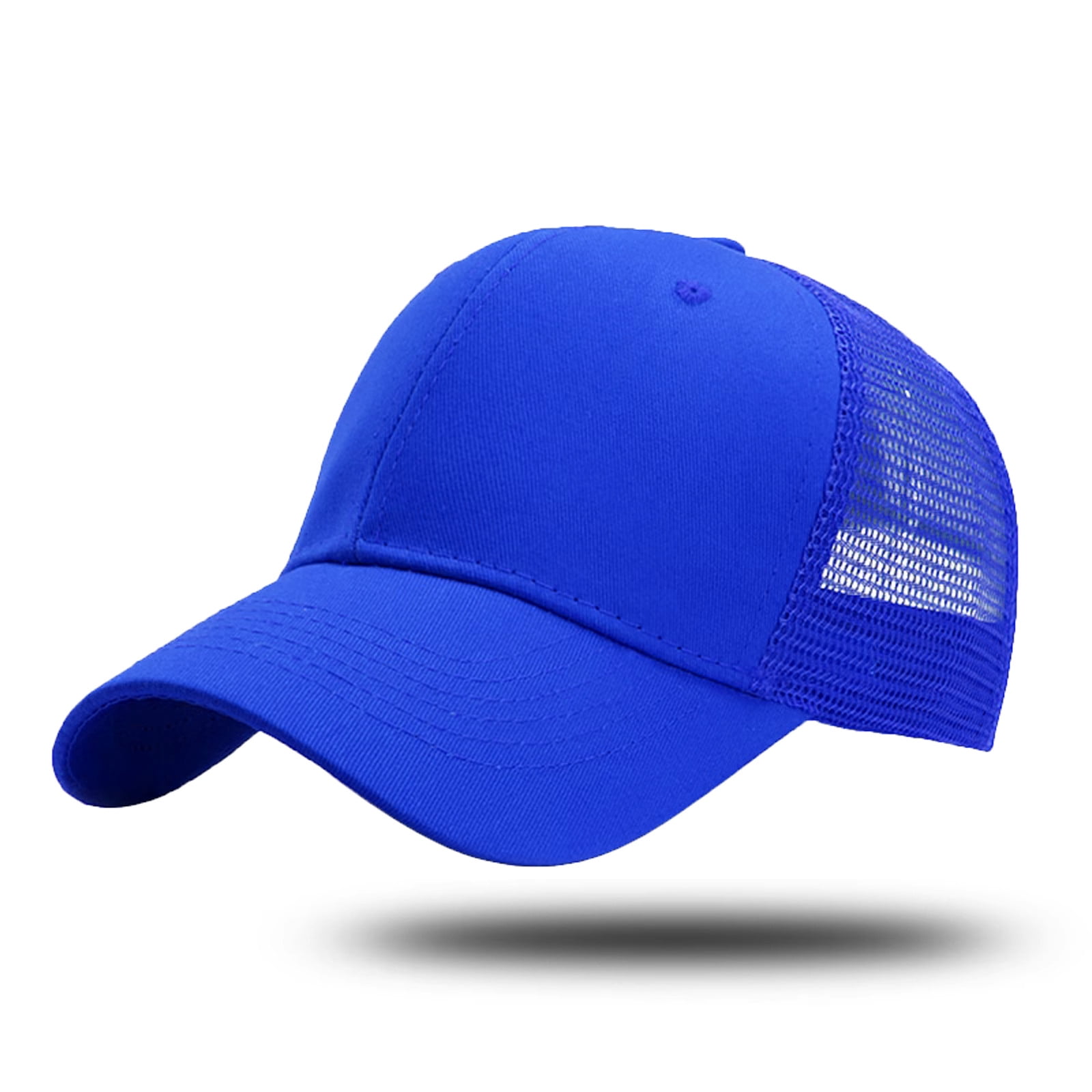Hauaitttt Trucker Hat Baseball Cap Structured Plain Design 6 Panel ...