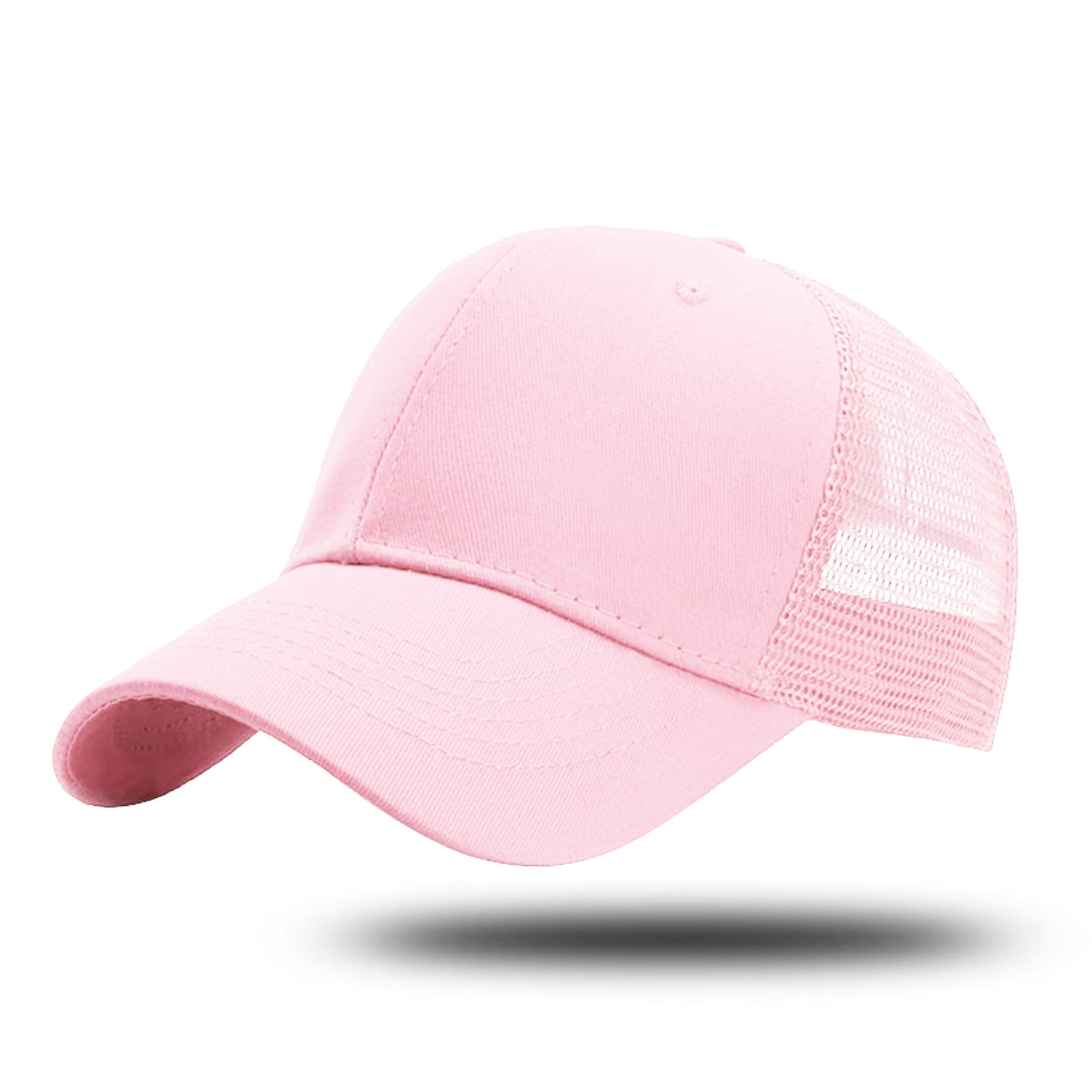 Hauaitttt Trucker Hat Baseball Cap Structured Plain Design 6 Panel ...