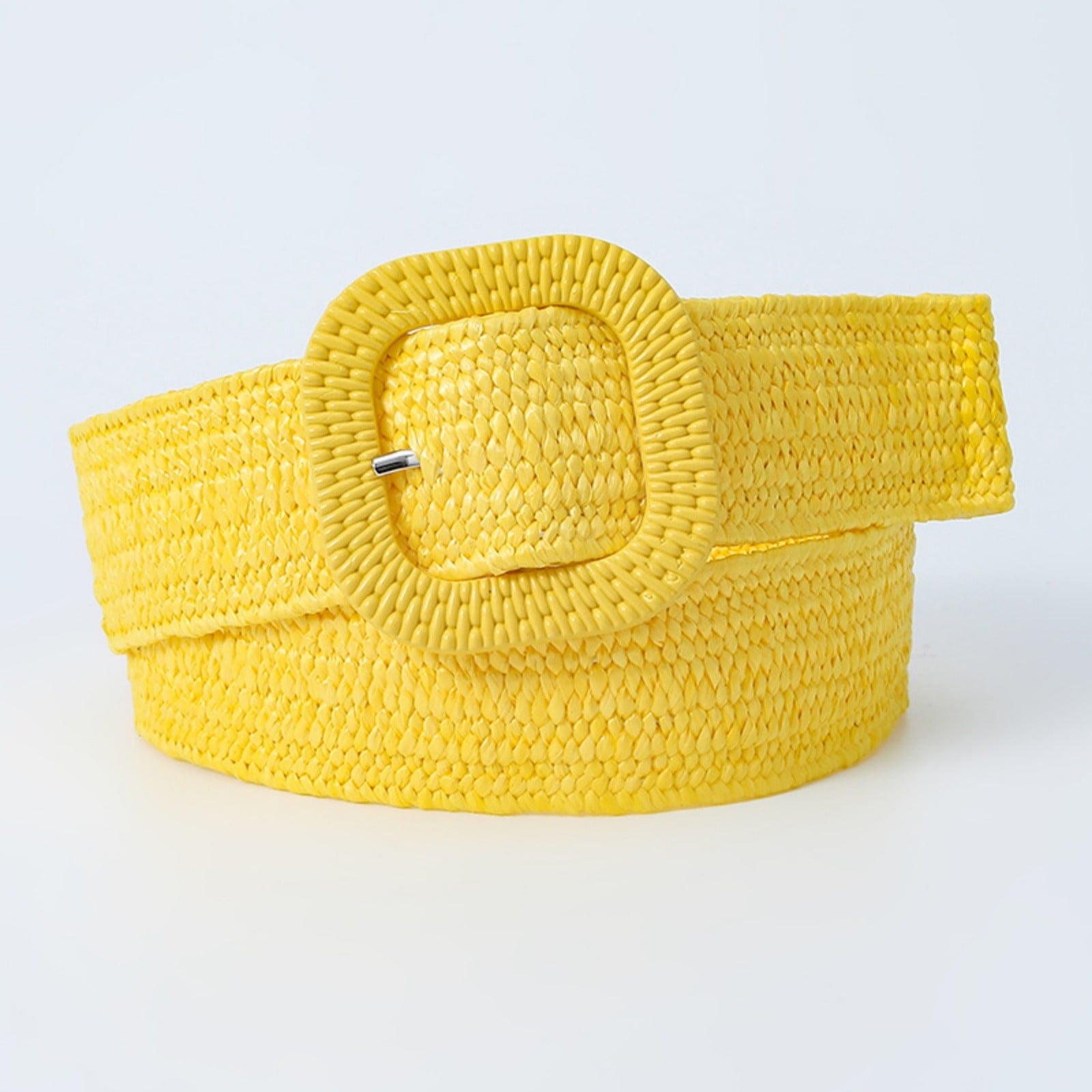 Hauaitttt Women Belt Straw Woven Elastic Stretch Wide Waist Belts for ...