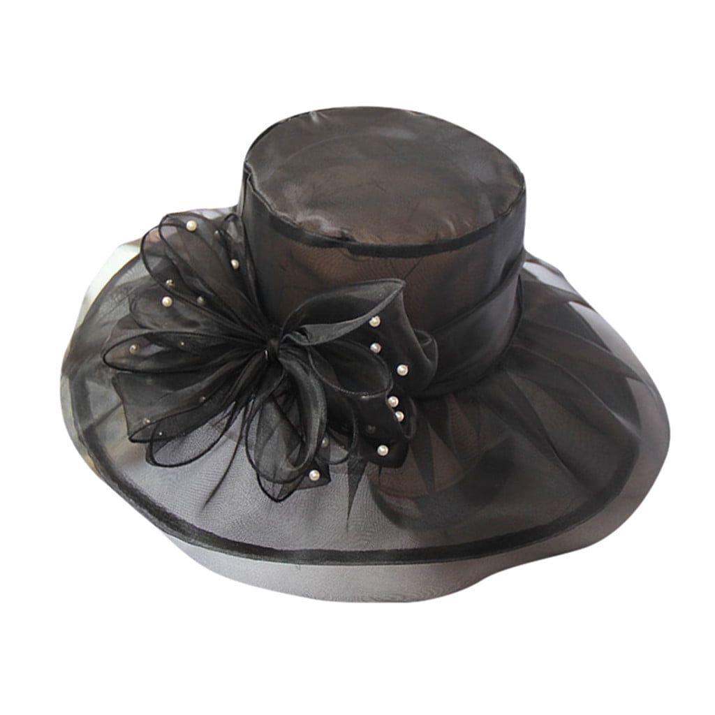 Hauaitttt Women Daily Cap Fascinator Bridal Tea Party Wedding Hat Those ...
