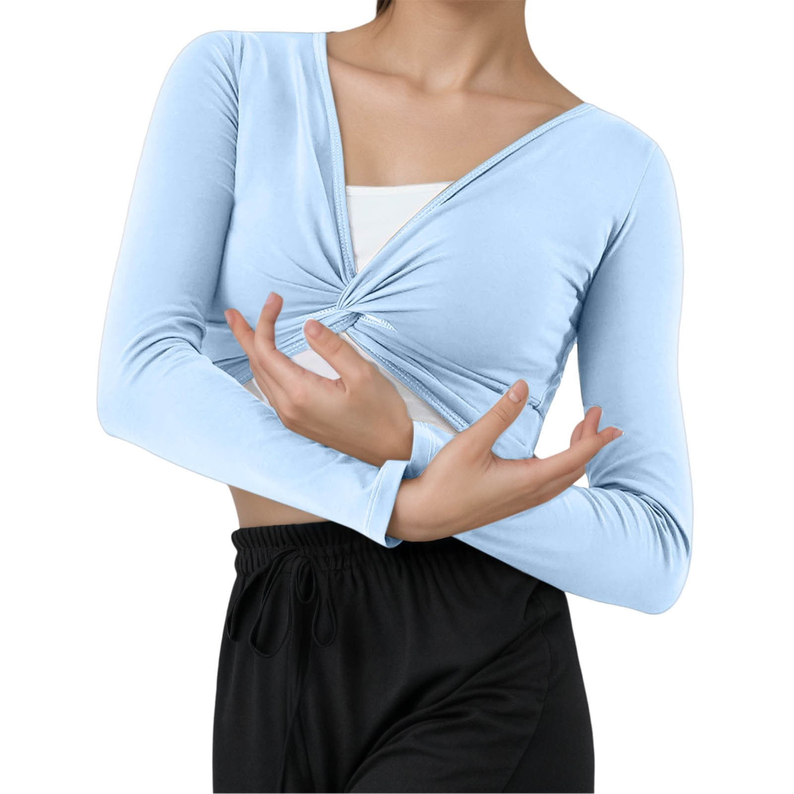 Hauaitttt Women Dance Dress Modern Dance Practice Dress Top Flower ...