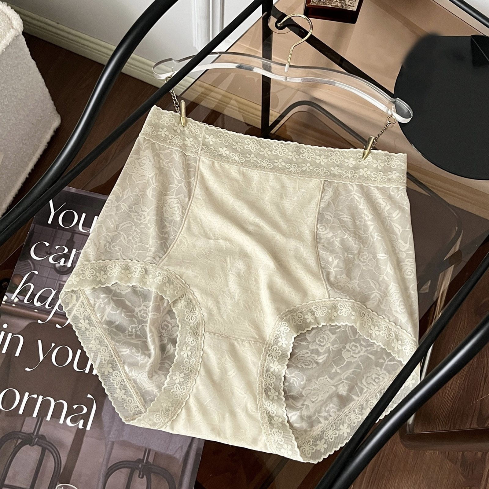 Hauaitttt Women Elongated Crotch Plus Size Belly Cinching High Waisted ...