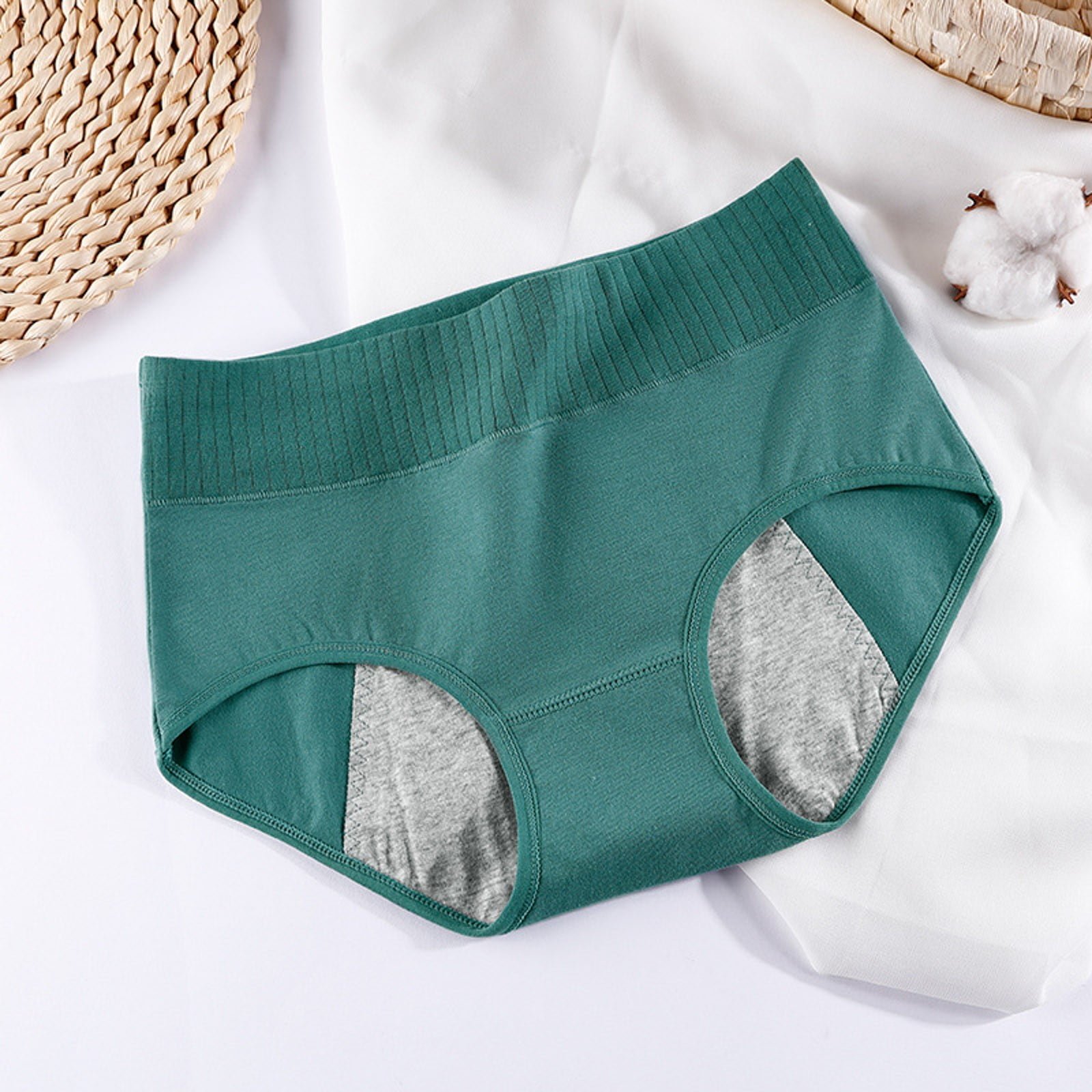 Hauaitttt Women Menstrual Panties 4 Layer Leakproof Menstrual Panties ...