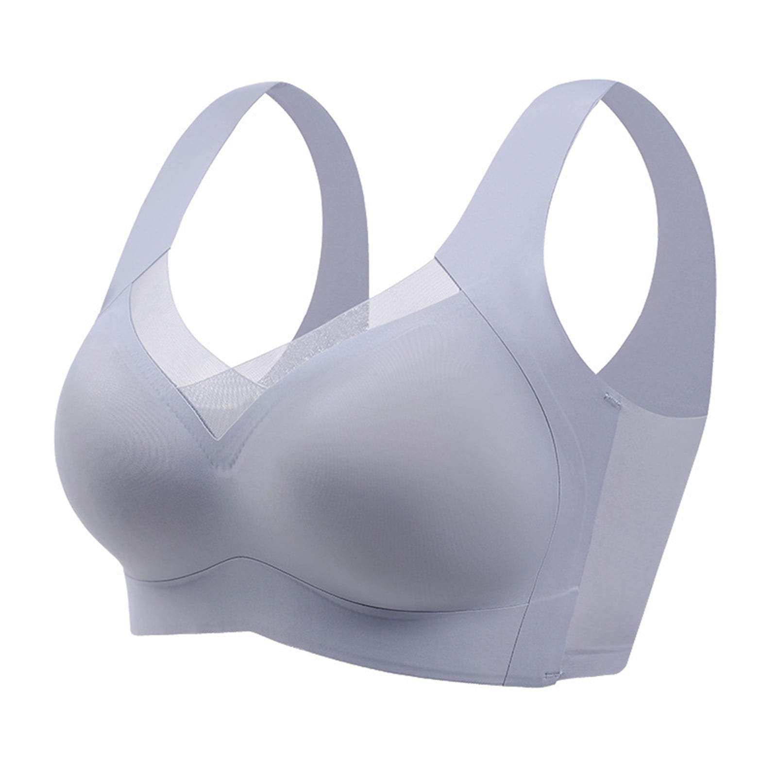 Hauaitttt Women Seamless Underwear Women Summer Thin Large Sized Bra ...