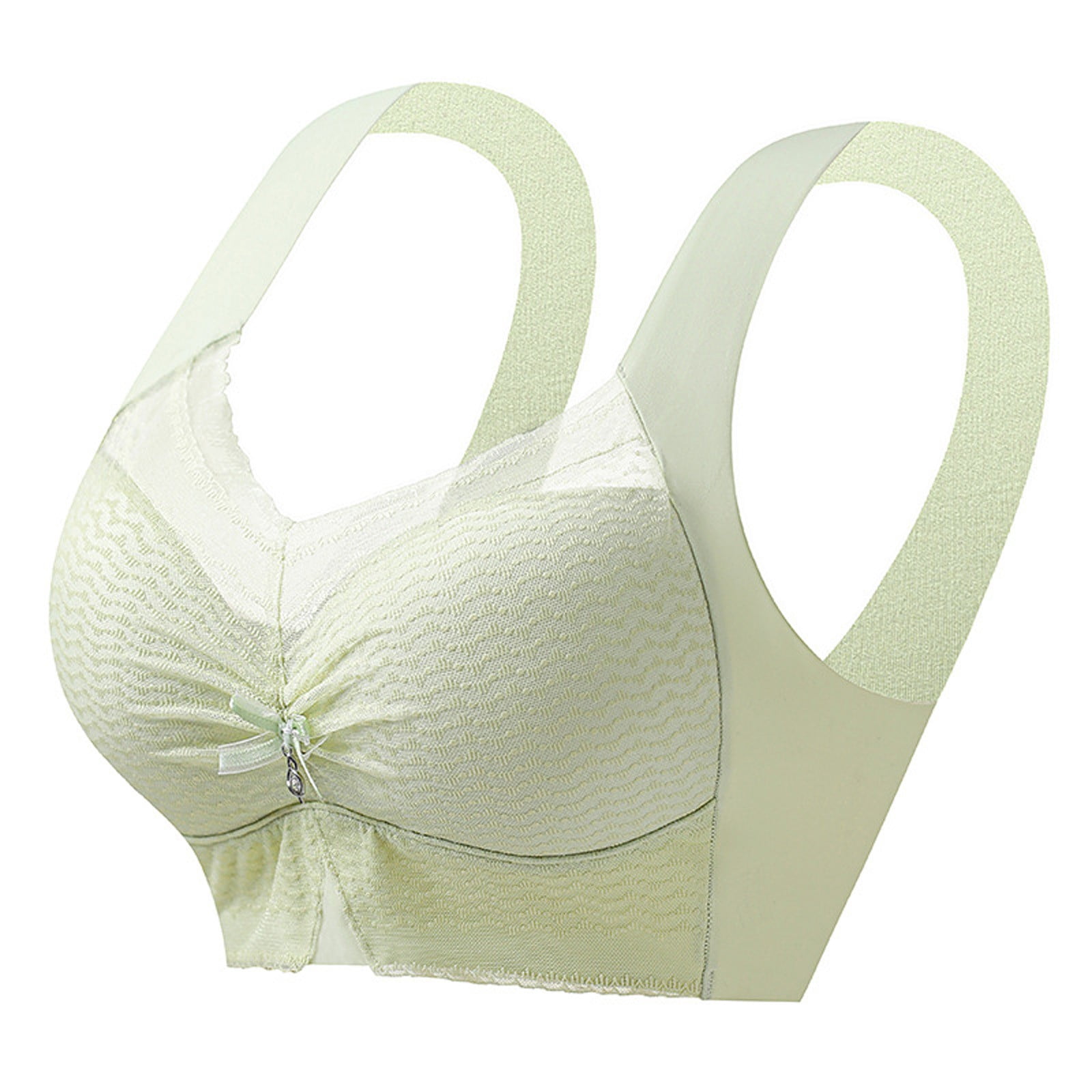 Hauaitttt Women's Lace Beautiful Back No Steel Rim Fixed Cup Bra ...