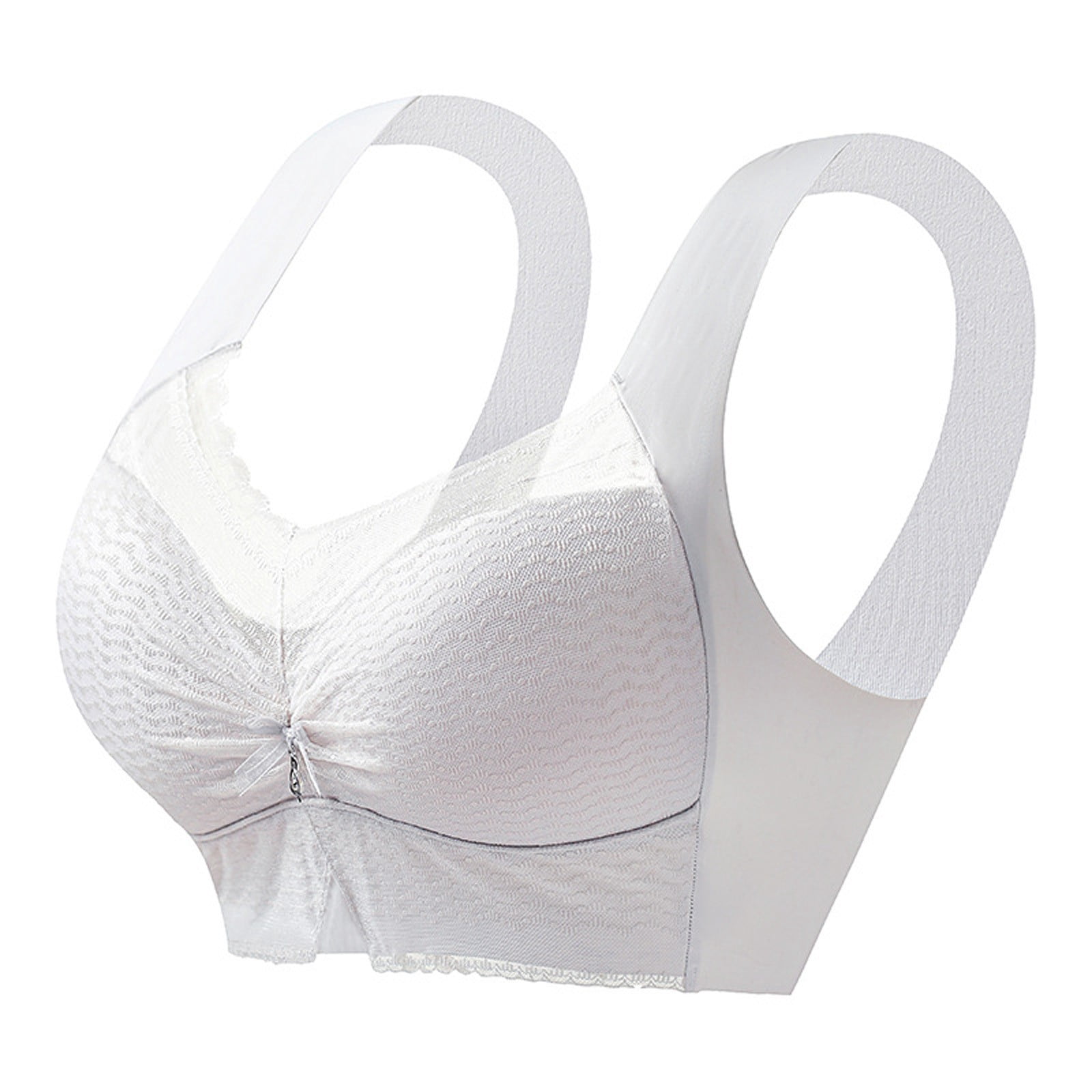 Hauaitttt Women's Lace Beautiful Back No Steel Rim Fixed Cup Bra ...