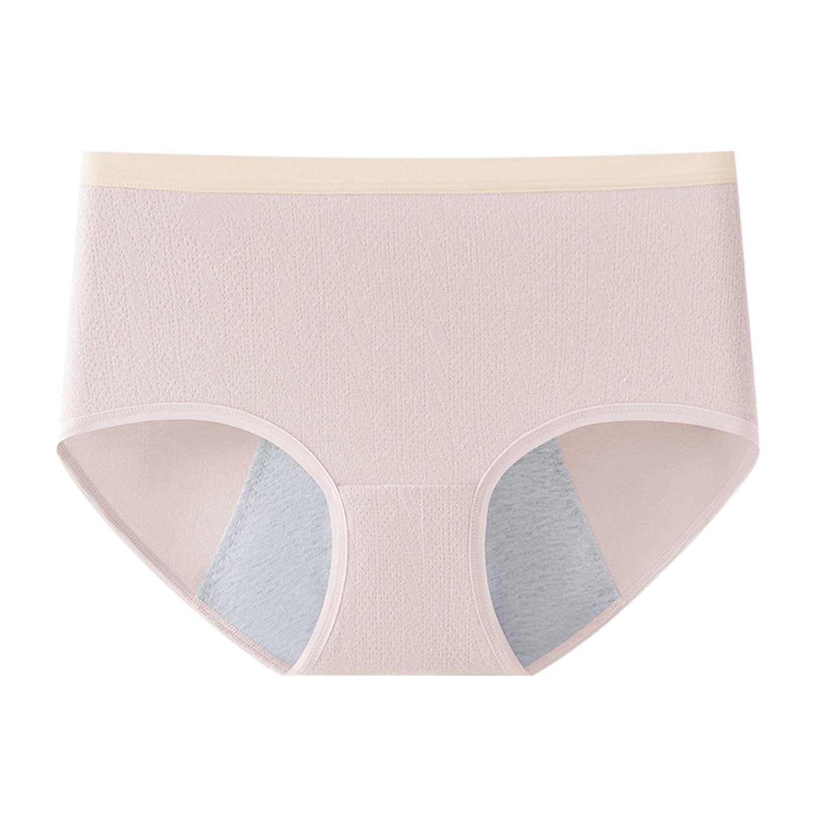 Hauaitttt Women's Pants Crotch High Waist Lateral Leakage Underwear ...