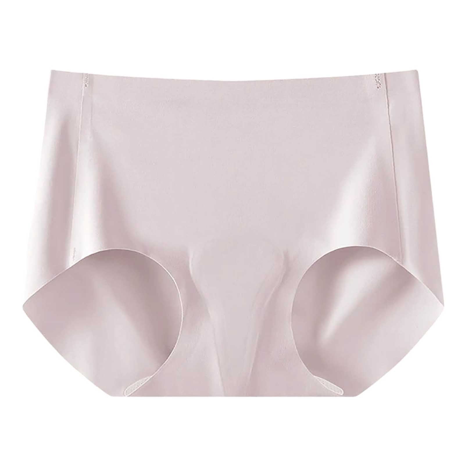 Hauaitttt Women's Seamless Private Area Seamless Pad Underwear Tight ...
