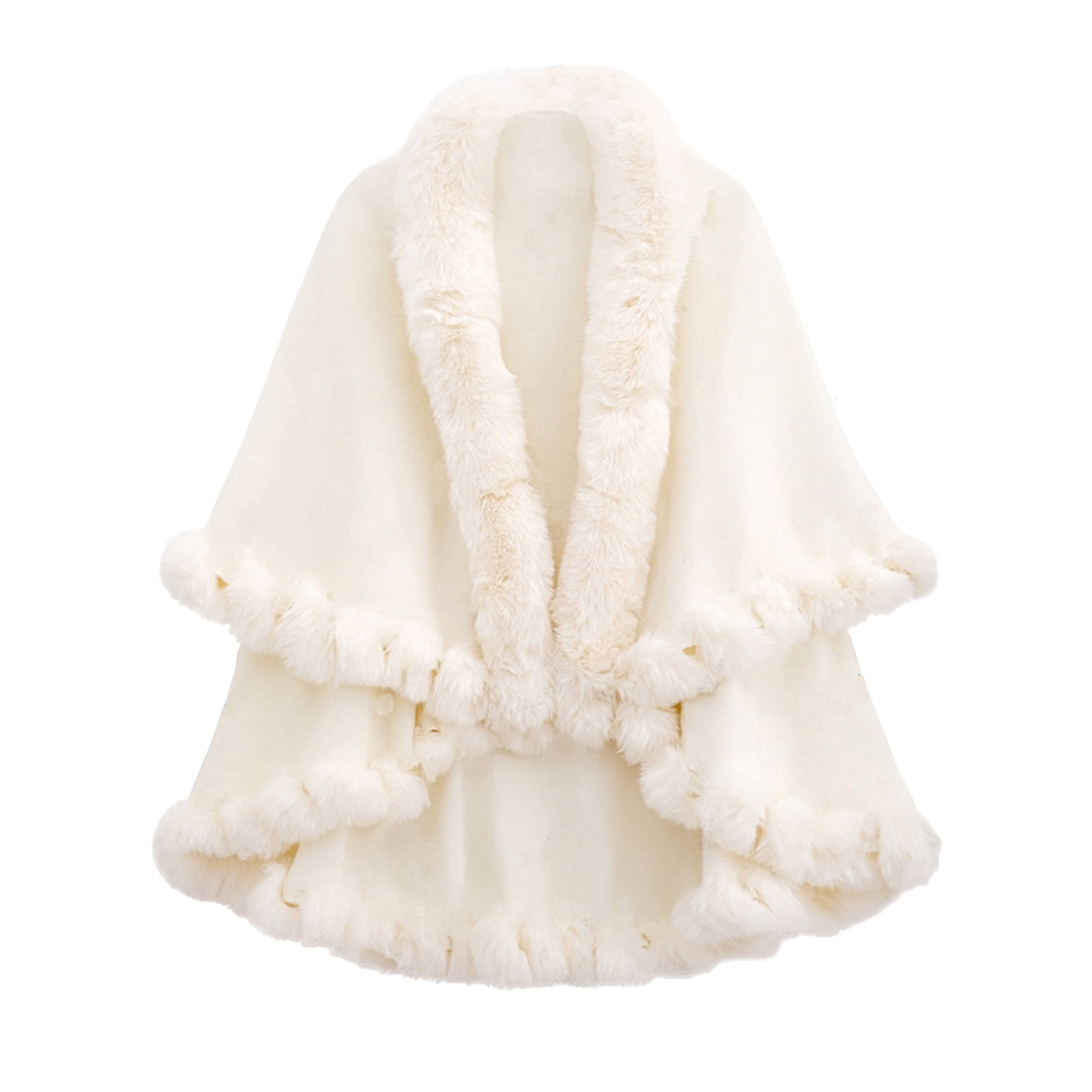 Hauaitttt Womens Collar Shawl Scarf Wrap Evening Cape for Winter Coat ...