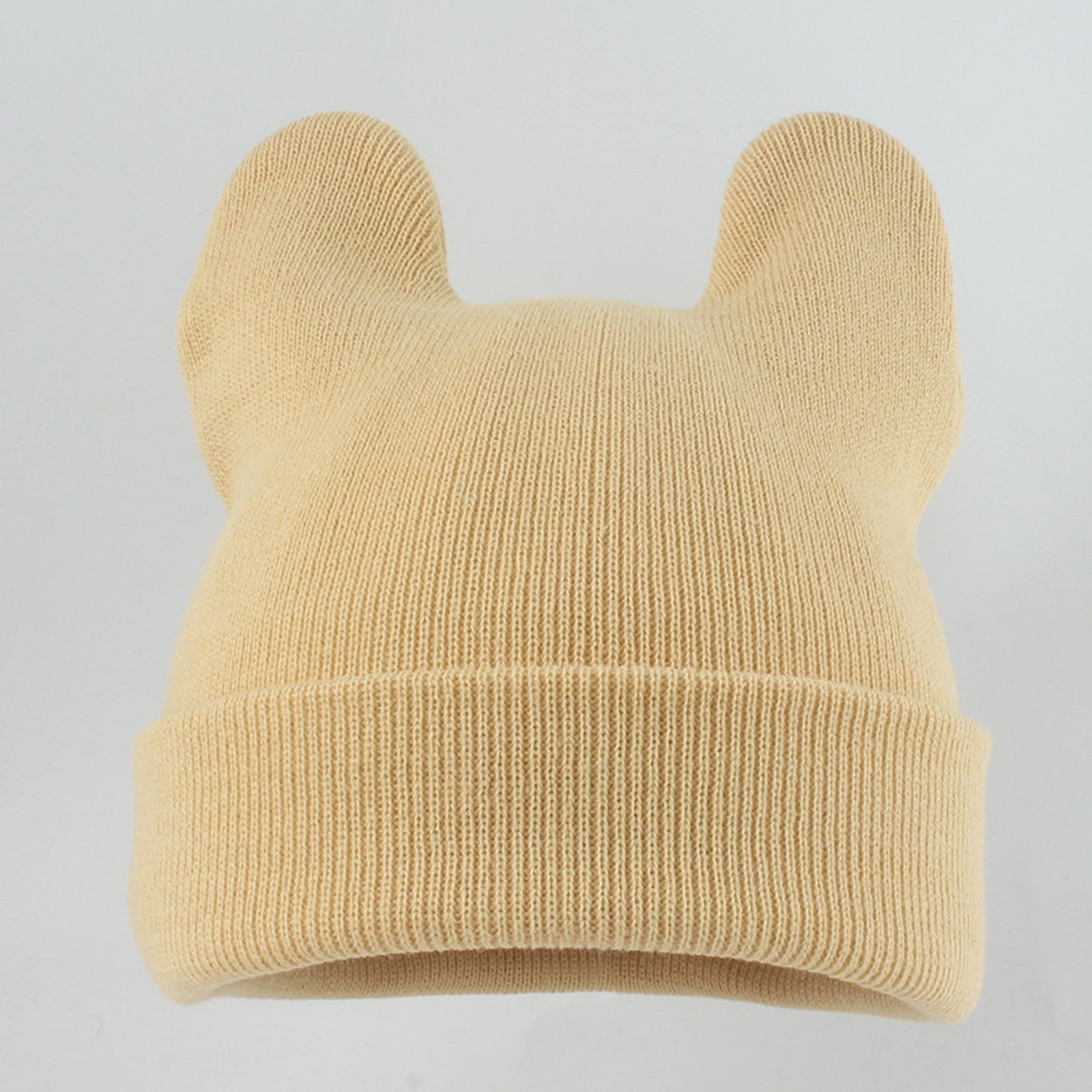Hauaitttt Woolen Hat Women Knitted Woolen Hat Cute Cat Ears Winter Warm ...