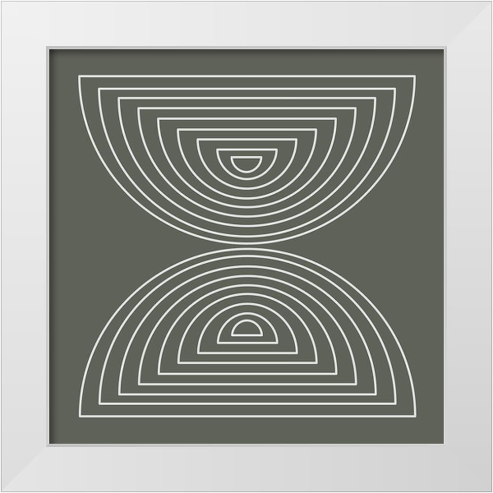 Hauanio, Sandi 15x15 White Modern Wood Framed Museum Art Print Titled ...