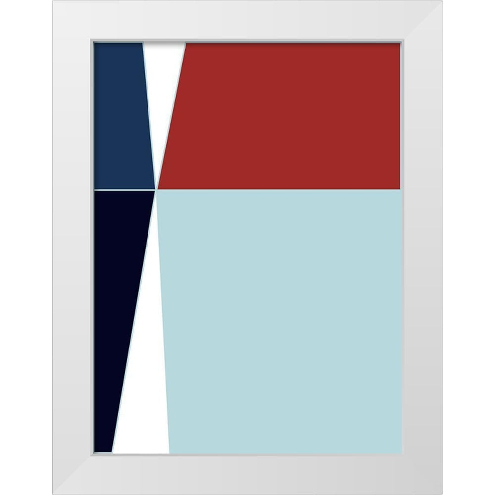 Hauanio, Sandi 19x24 White Modern Wood Framed Museum Art Print Titled ...