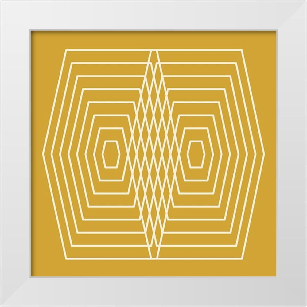 Hauanio, Sandi 20x20 White Modern Wood Framed Museum Art Print Titled ...