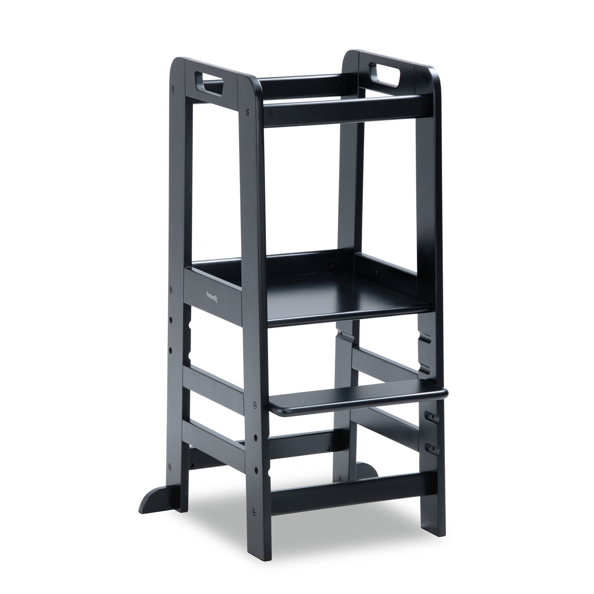 hauck Learn N Explore Montessori Toddler Tower, Wooden Kitchen Stool ...