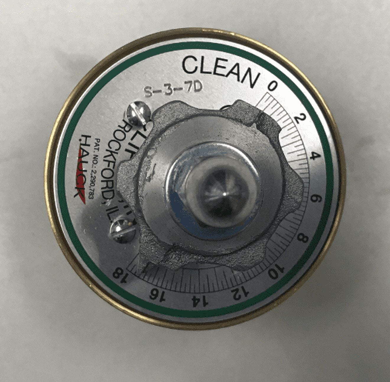 Hauck S-3-7D-UL 3/8" Self-Cleaning Micro Oil Valve, Solid Brass Body ...
