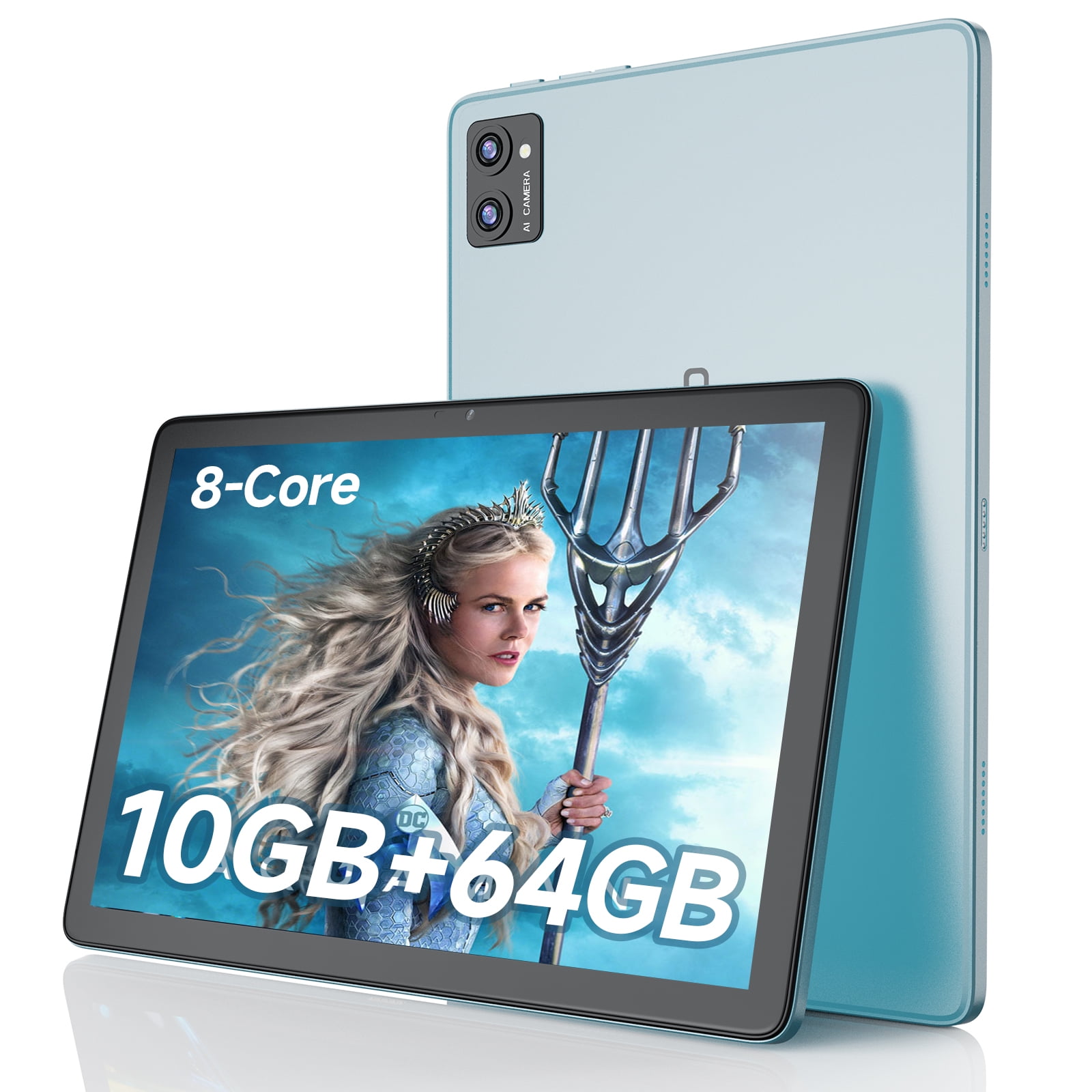 10.1 Inch Tablets Android 14 Tablet,Octa-Core Processor,64GB ROM 10GB ...