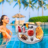 HauiWeiLyai Floating Table for Pool, Floating Drink Holder for Pool ...