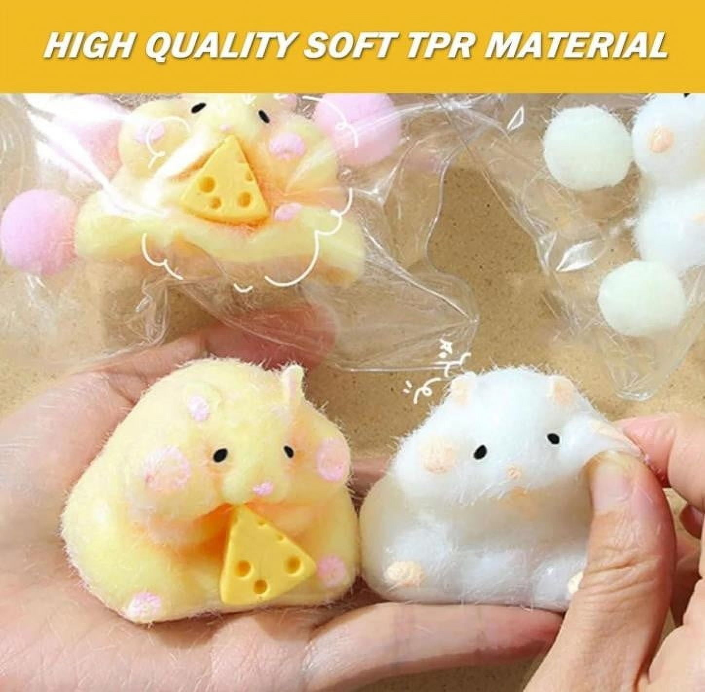 HauiWeiLyai Hamster Shaped Squeeze Toys, Sensory Fidget Toys for Stress ...